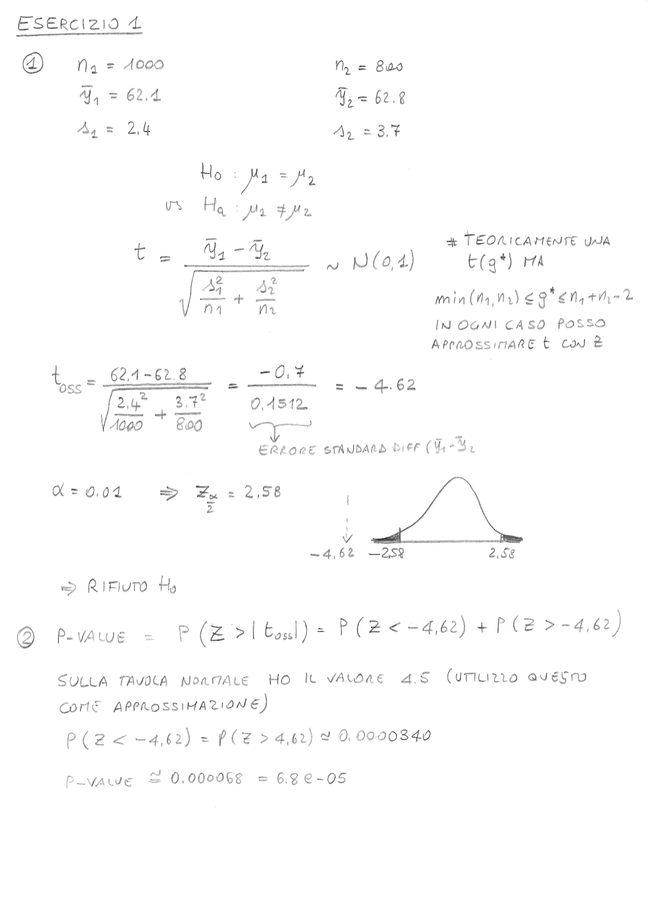 Inferenza Statistica Docsity
