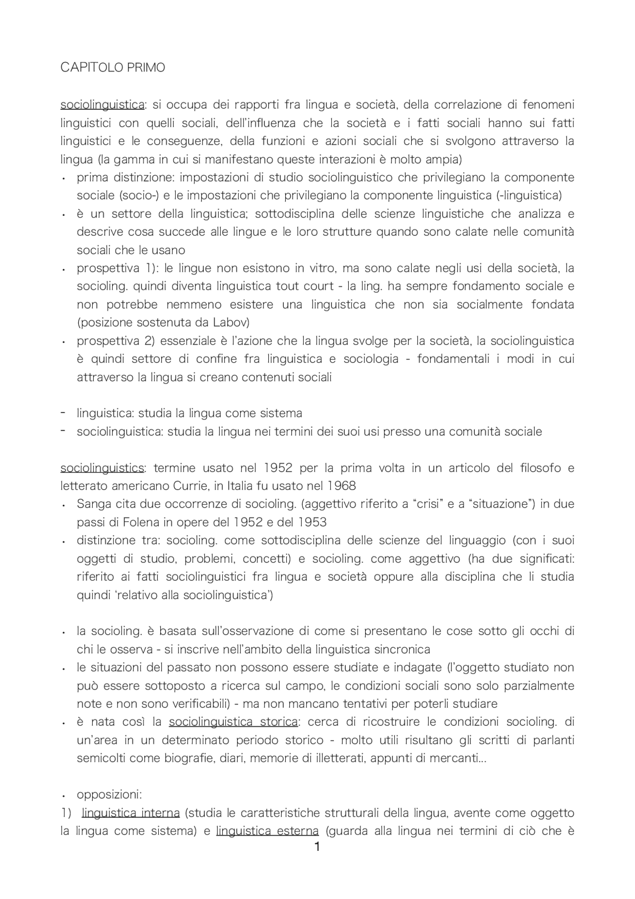 Manuale Di Sociolinguistica Berruto Cerruti 2014 Docsity