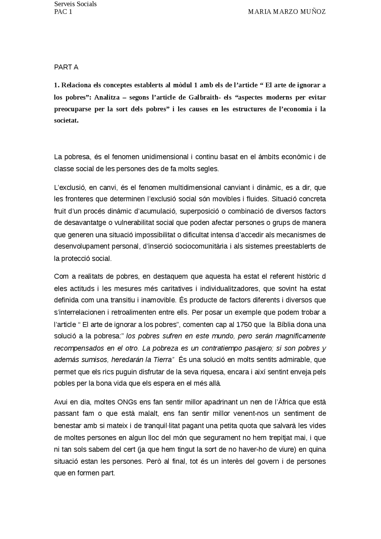 Serveis Socials Pac1 Uoc Docsity