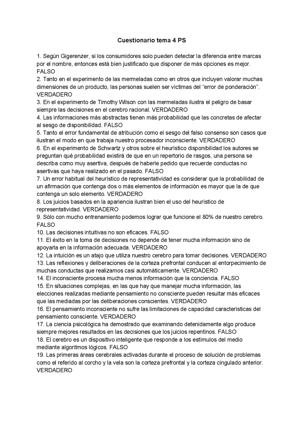 Cuestionario PS corregido - Docsity