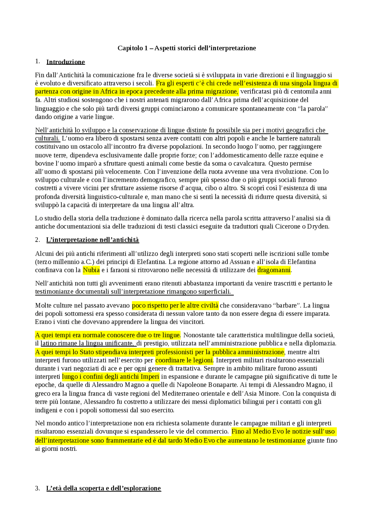 Interpretazione simultanea e consecutiva - Riassunto esame SSML CARLO BO - Docsity