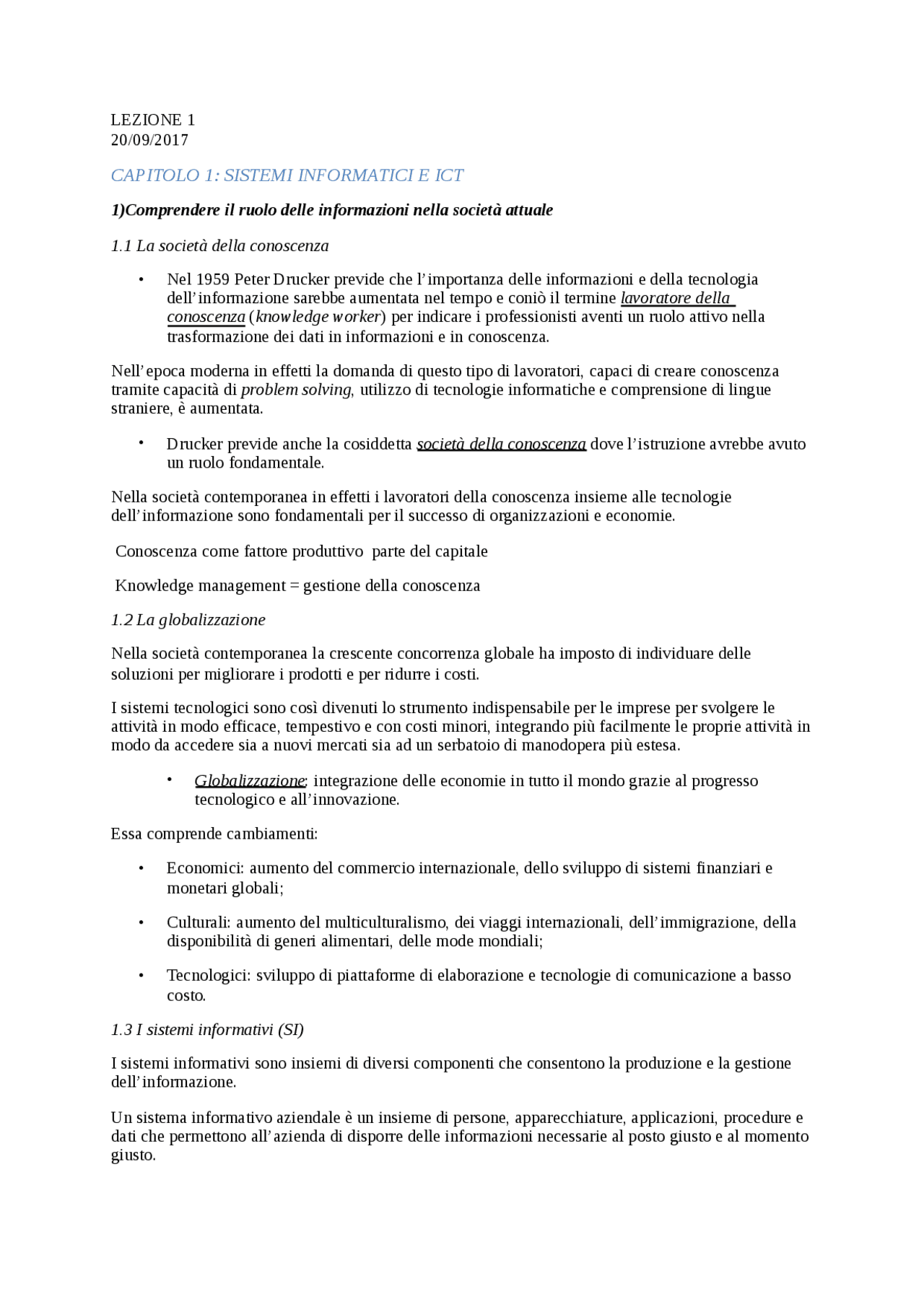 Sistemi Informatici E Ict Docsity