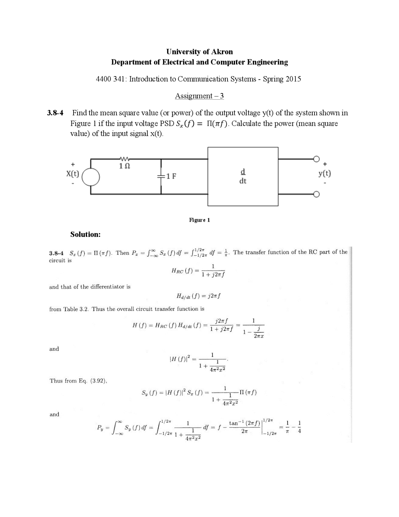 Analog Communication Docsity
