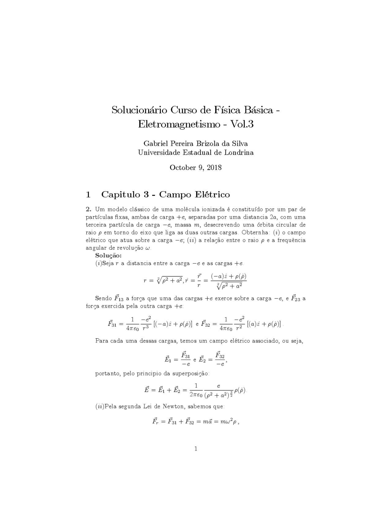 Exercícios Resolvidos Moysés Vol 3 Exercícios Física Docsity