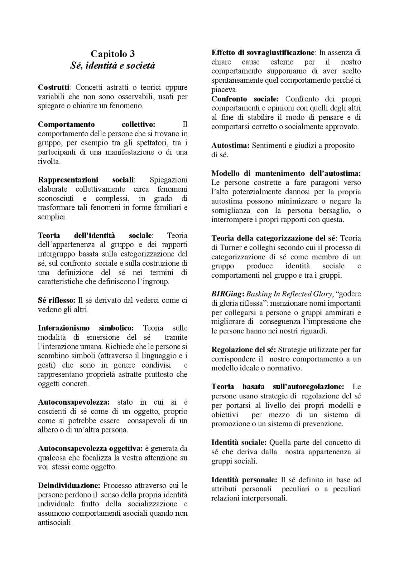 Psicologia Sociale Teorie E Applicazioni Hogg‎ Docsity