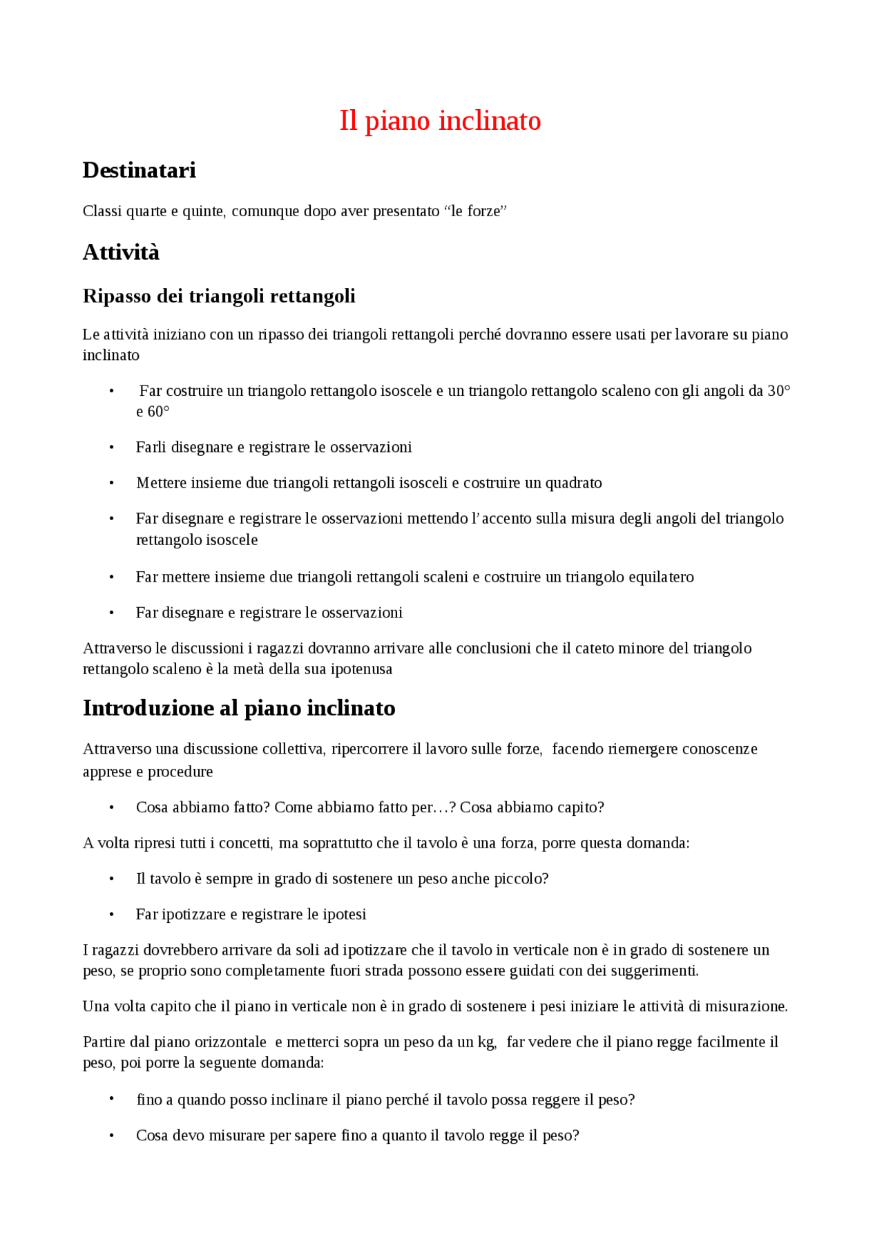 Unità Di Apprendimento Docsity
