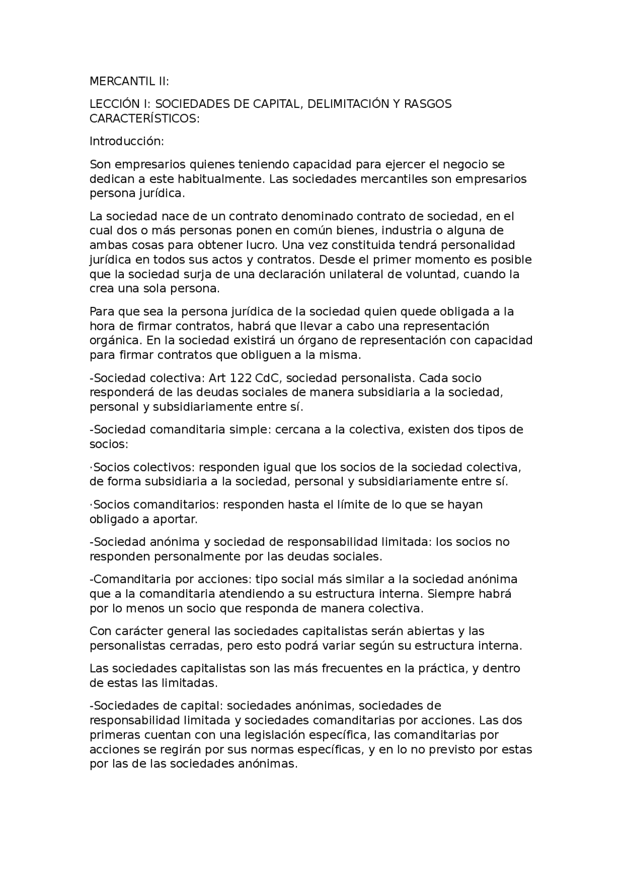 Apuntes Derecho Mercantil Ii Docsity