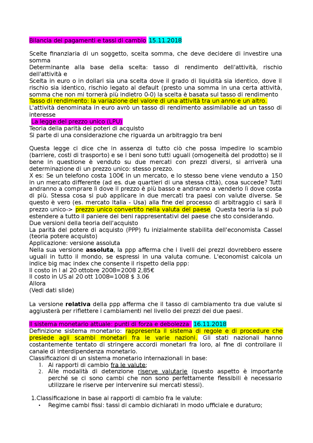 Appunti International Business Docsity