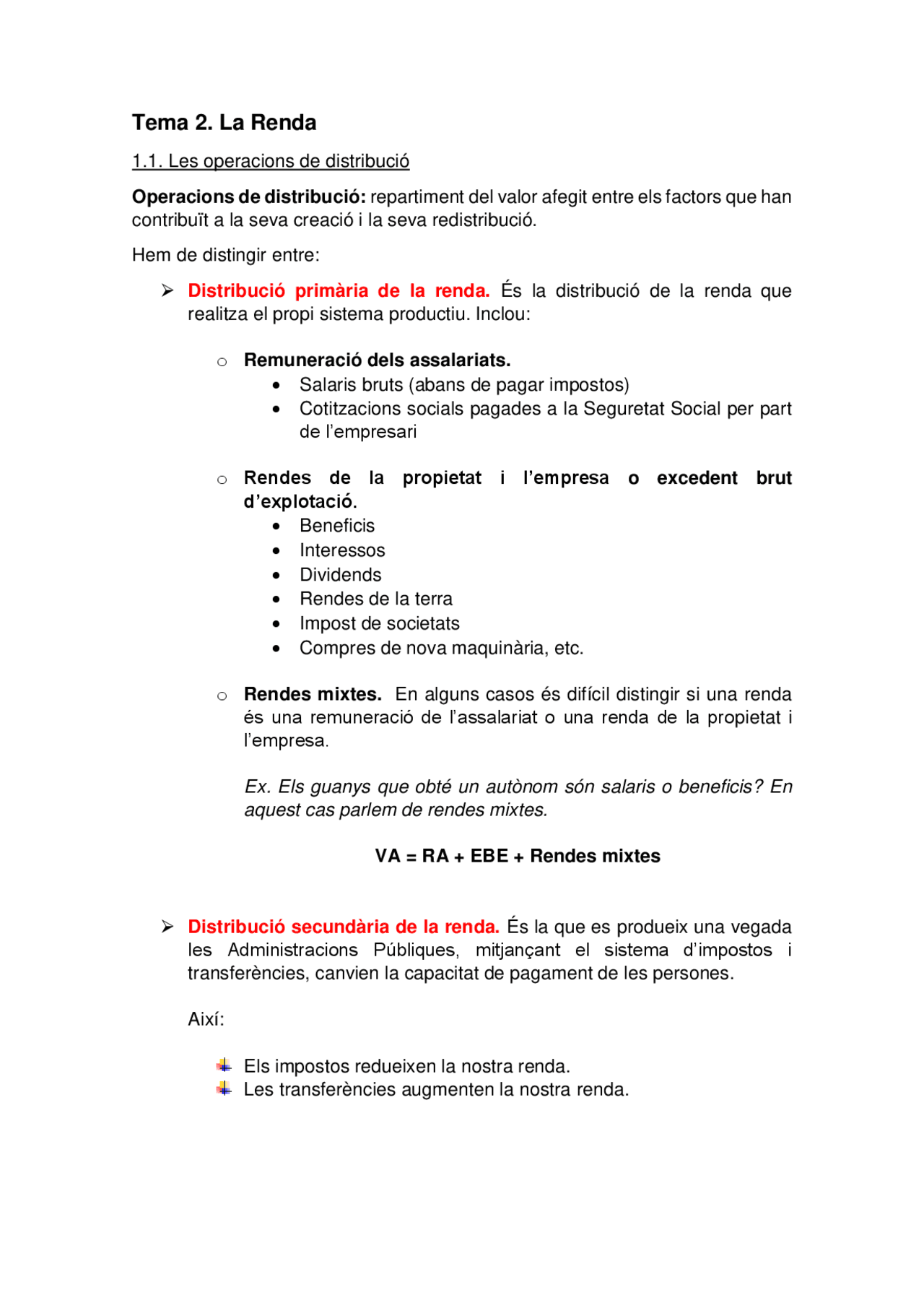 Tema 2 Instruments De Leconomia Aplicada Docsity