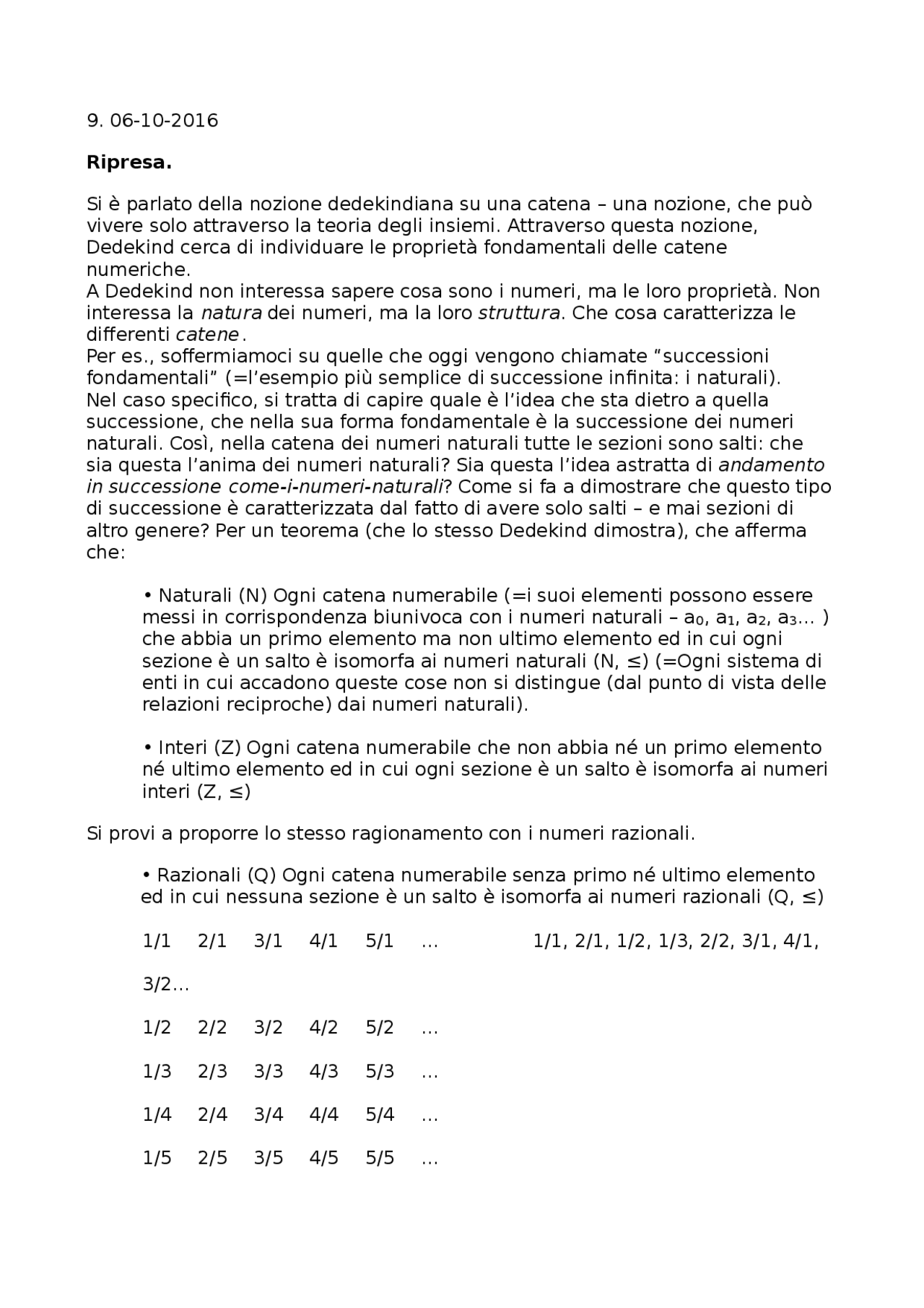 Riassunto Lezioni Prof Sergio Bernini 2017 Docsity