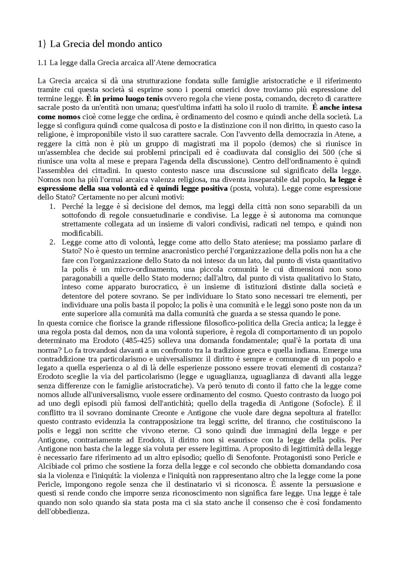 Appunti Di Filosofia Del Diritto Prof Santoro Docsity