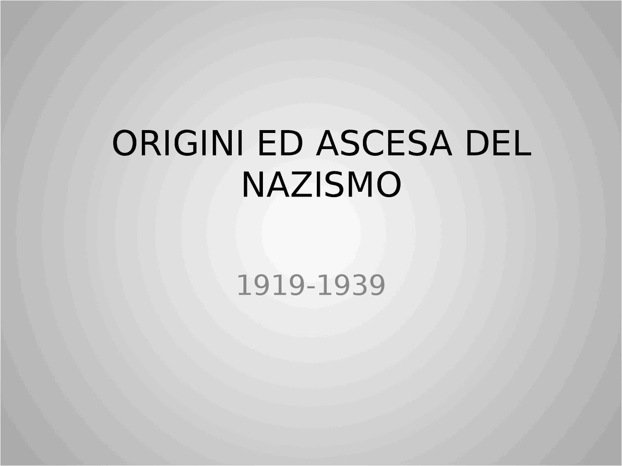 Origini Ed Ascesa Del Nazismo Docsity