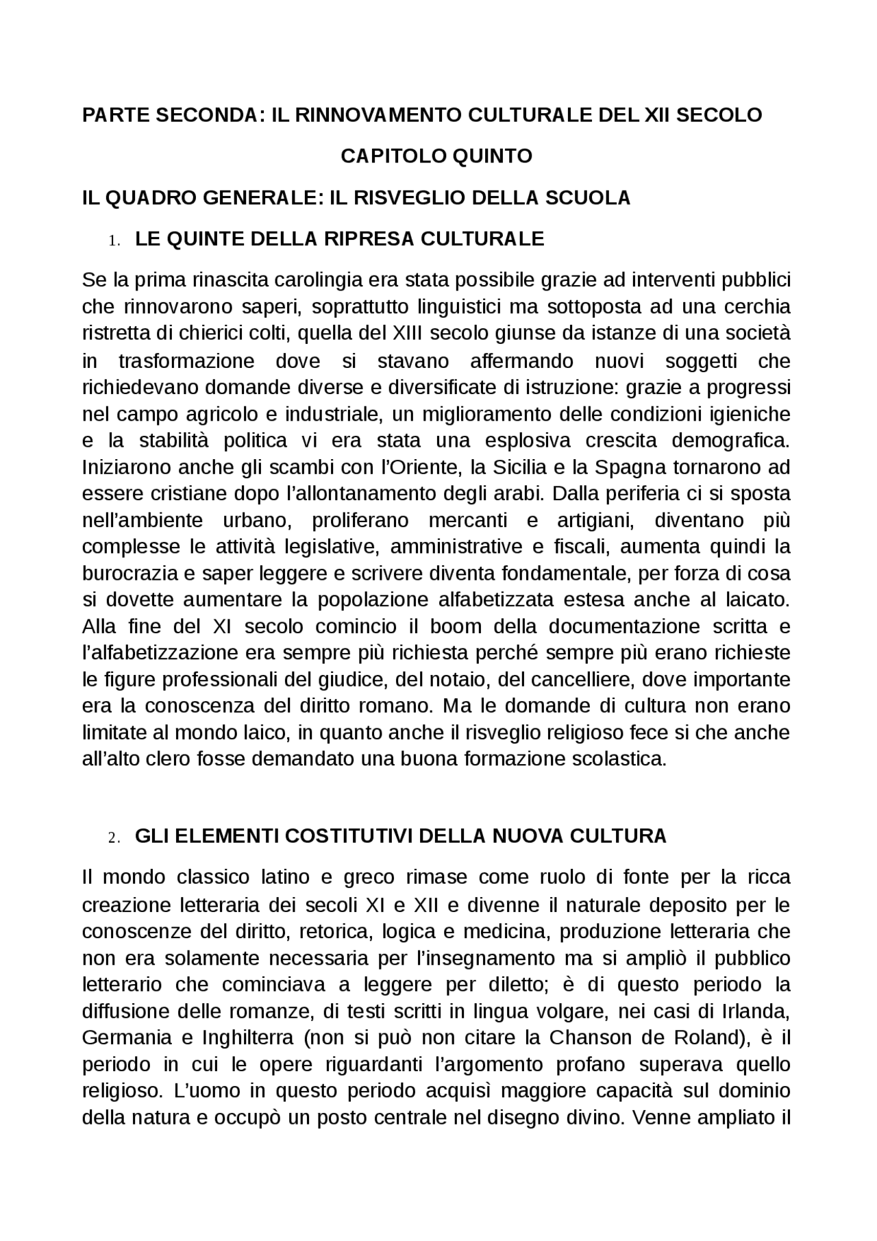 La Scuola Nel Medioevo Docsity