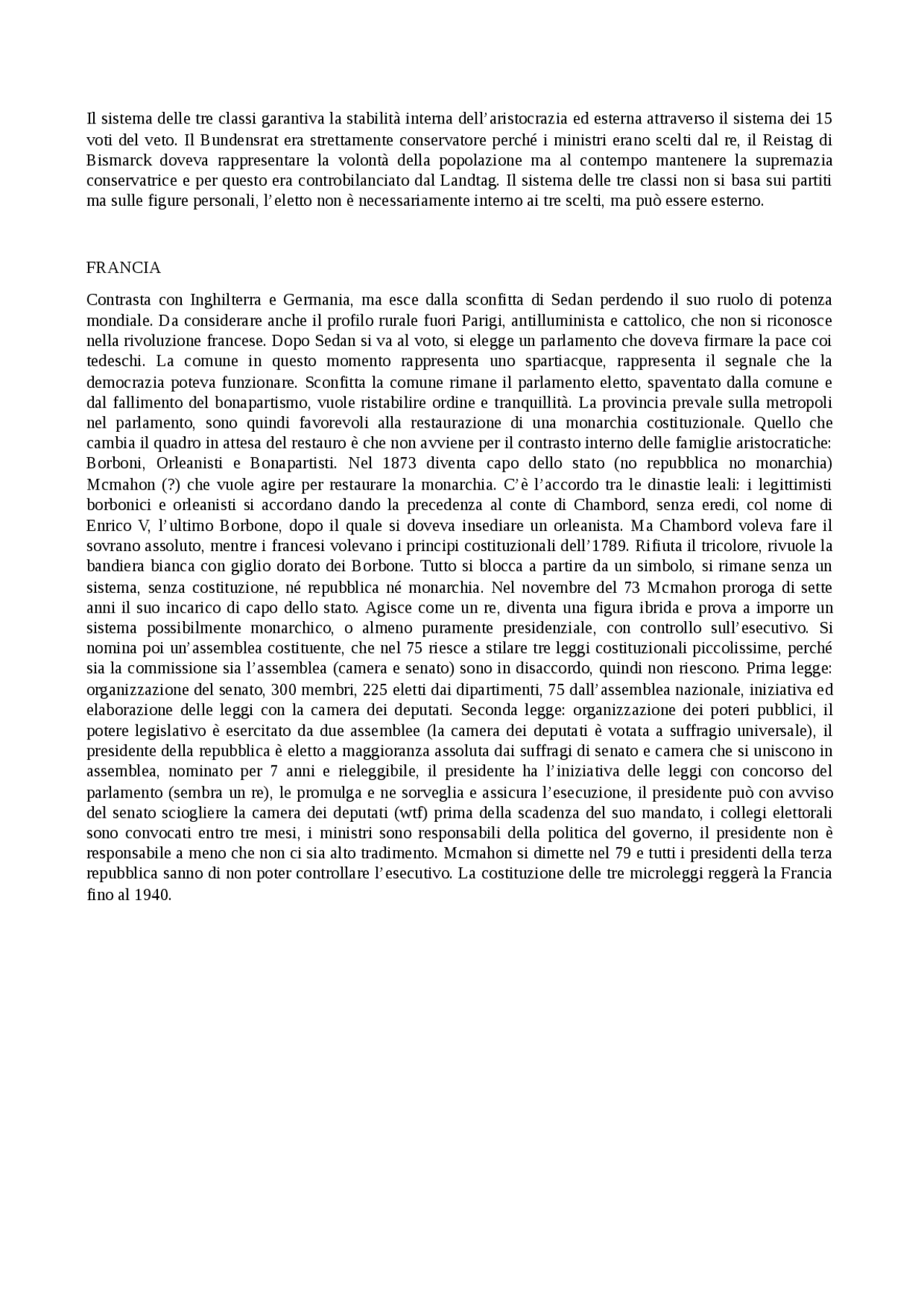 Appunti Storia Contemporanea Docsity