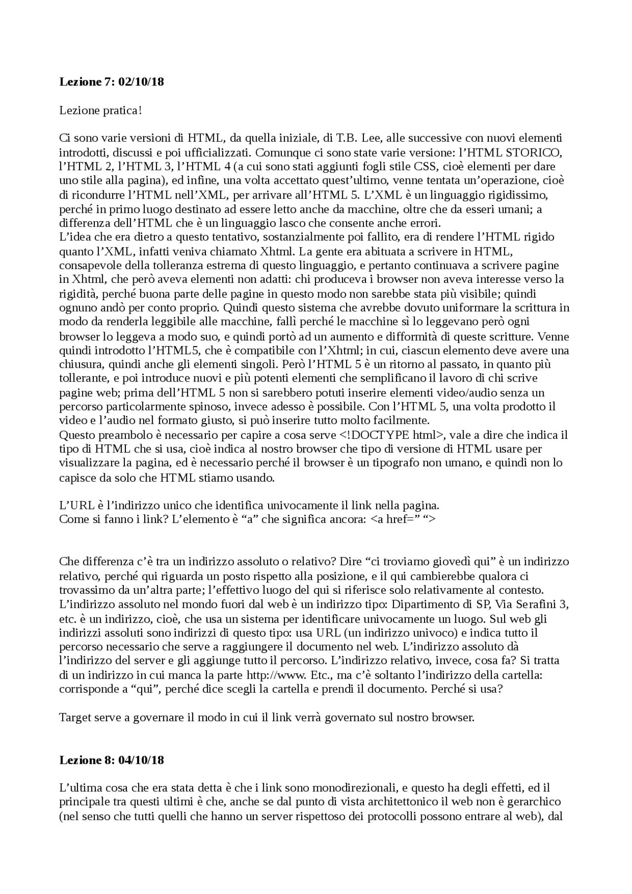 Appunti Filosofia E Teoria Del Linguaggio Docsity