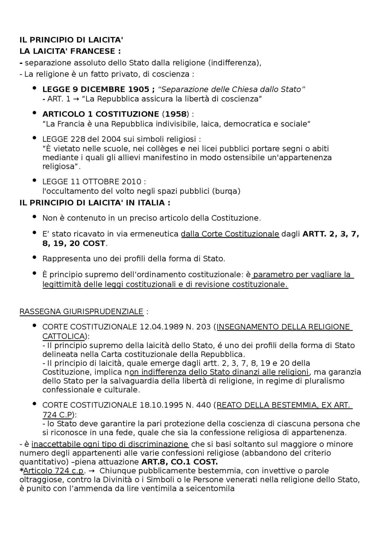 Diritto Del Multiculturalismo Docsity