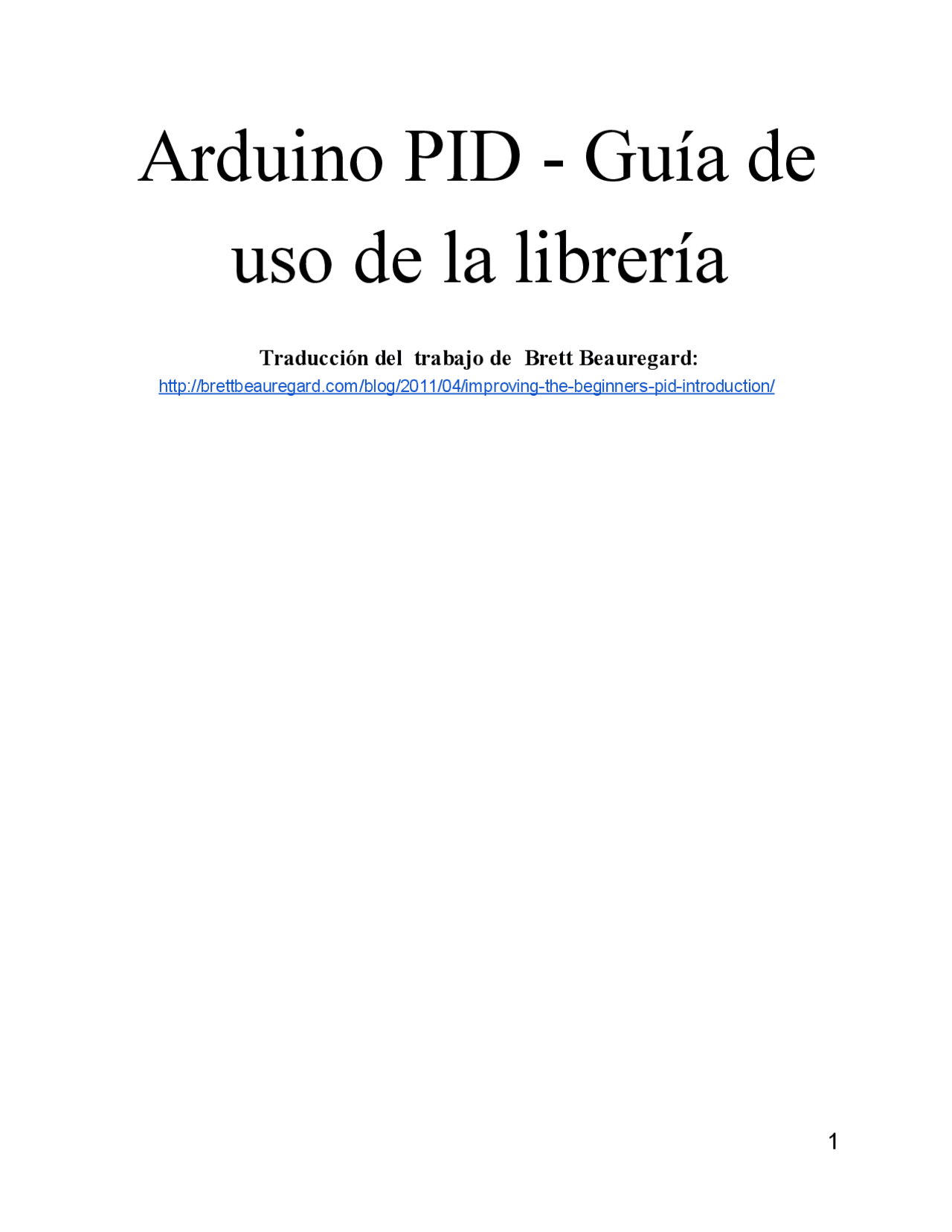 Guia PID con Arduino - Docsity
