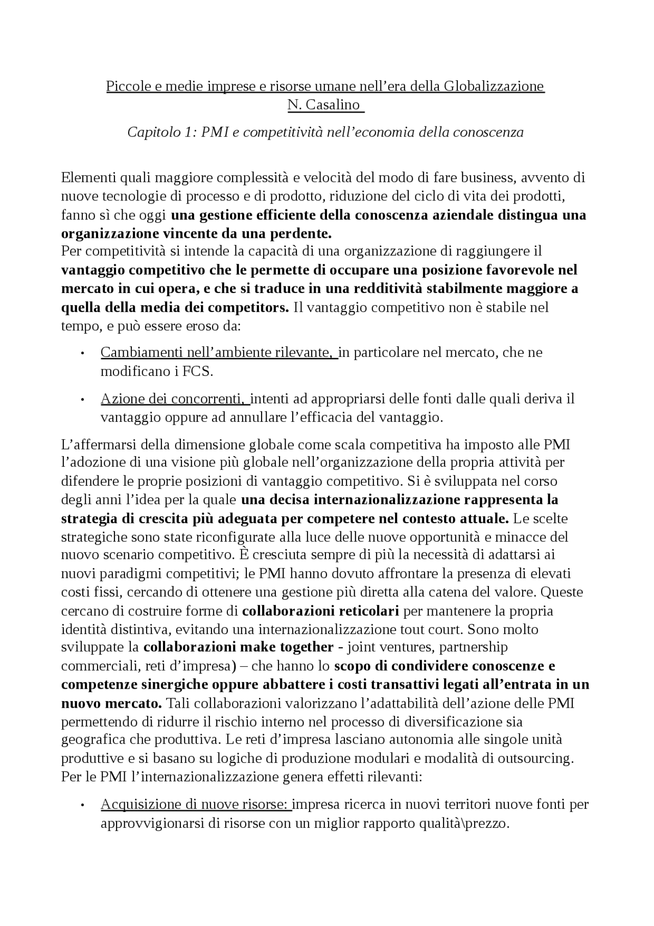 Riassunto Organizzazione Aziendale Docsity