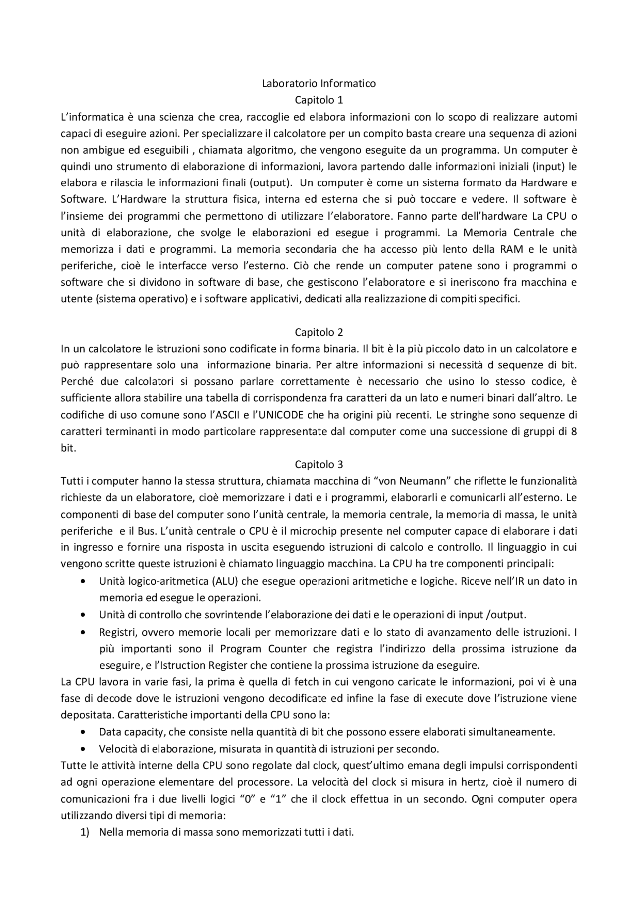 Informatica Parthenope A Petrosino - Docsity