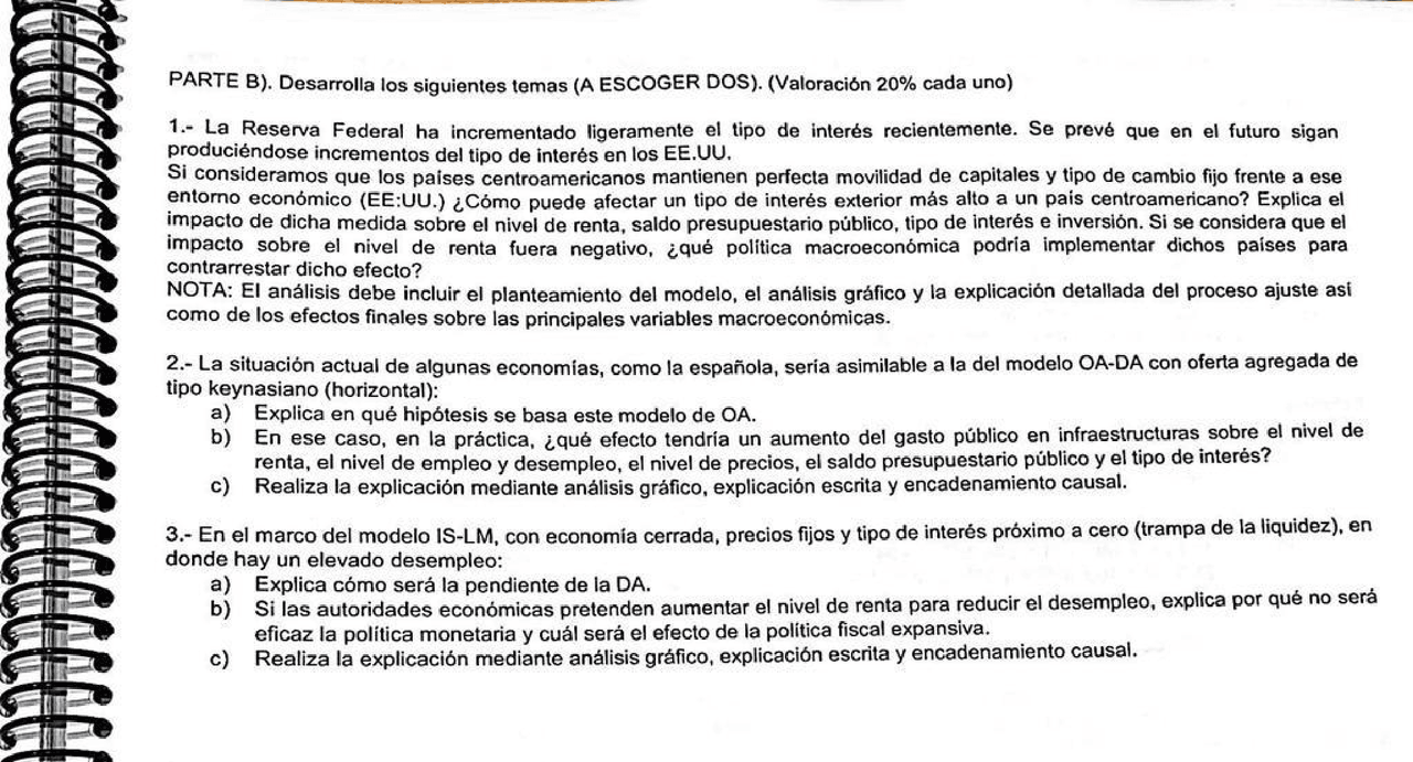 Macroeconomía Tests Para Examen Docsity