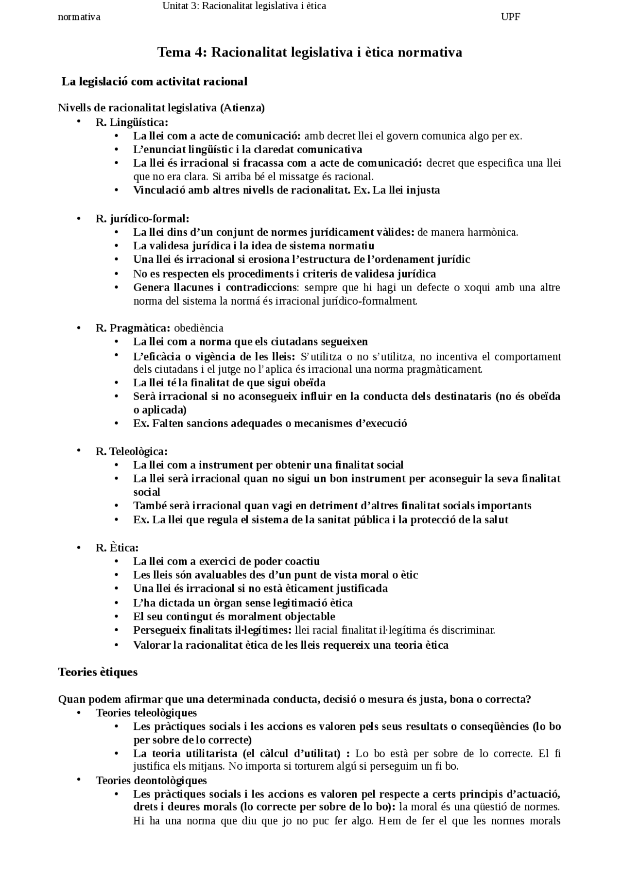 Unitat 4 Teoria Del Dret Docsity