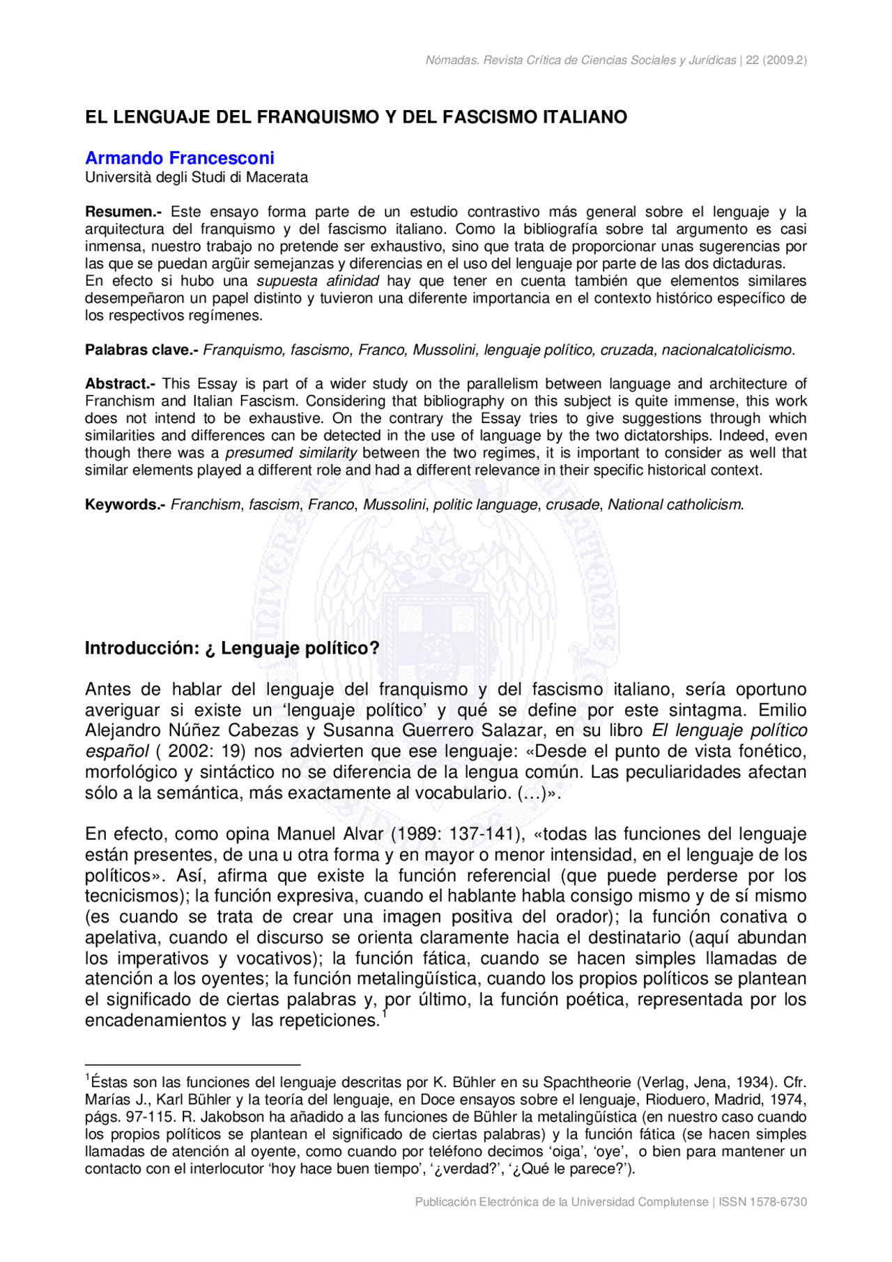 Appunti Spagnolo Unimc Docsity