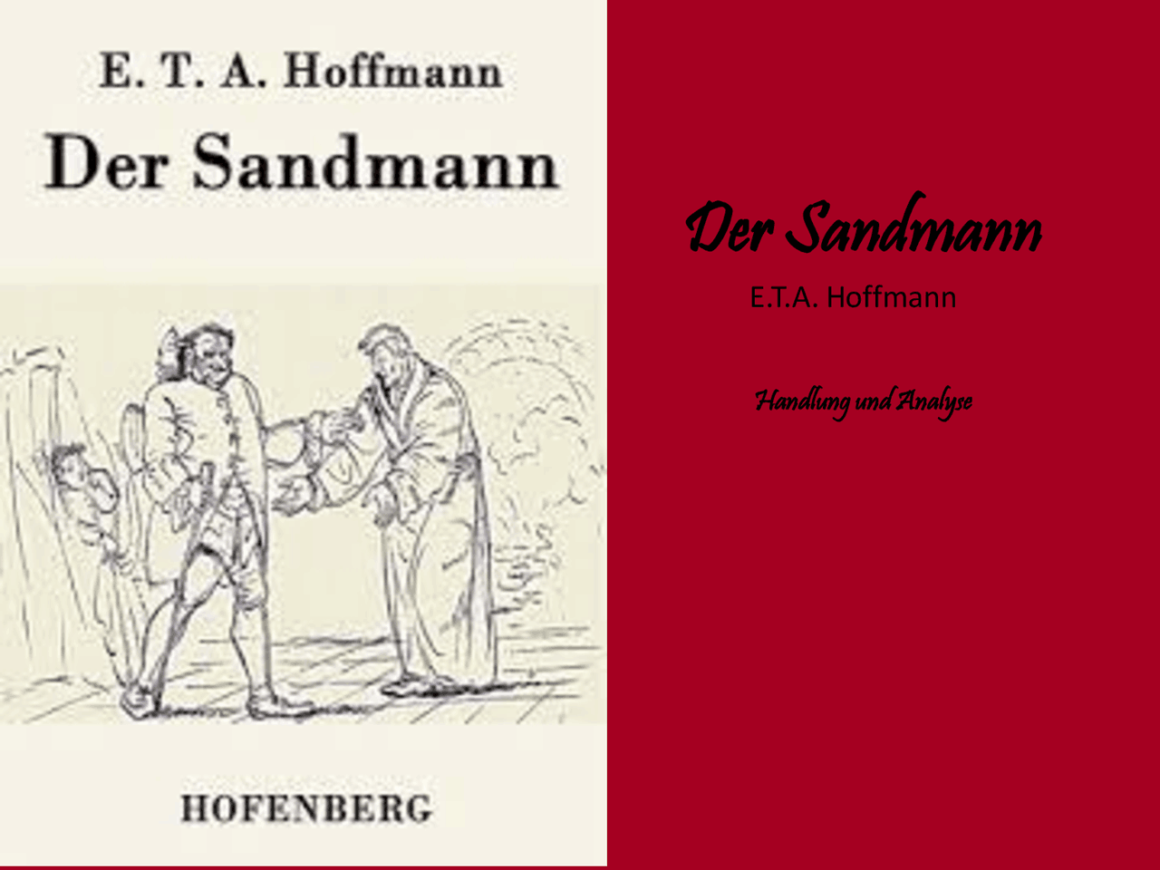 Der Sandmann, E.T.A. Hoffmann - Docsity
