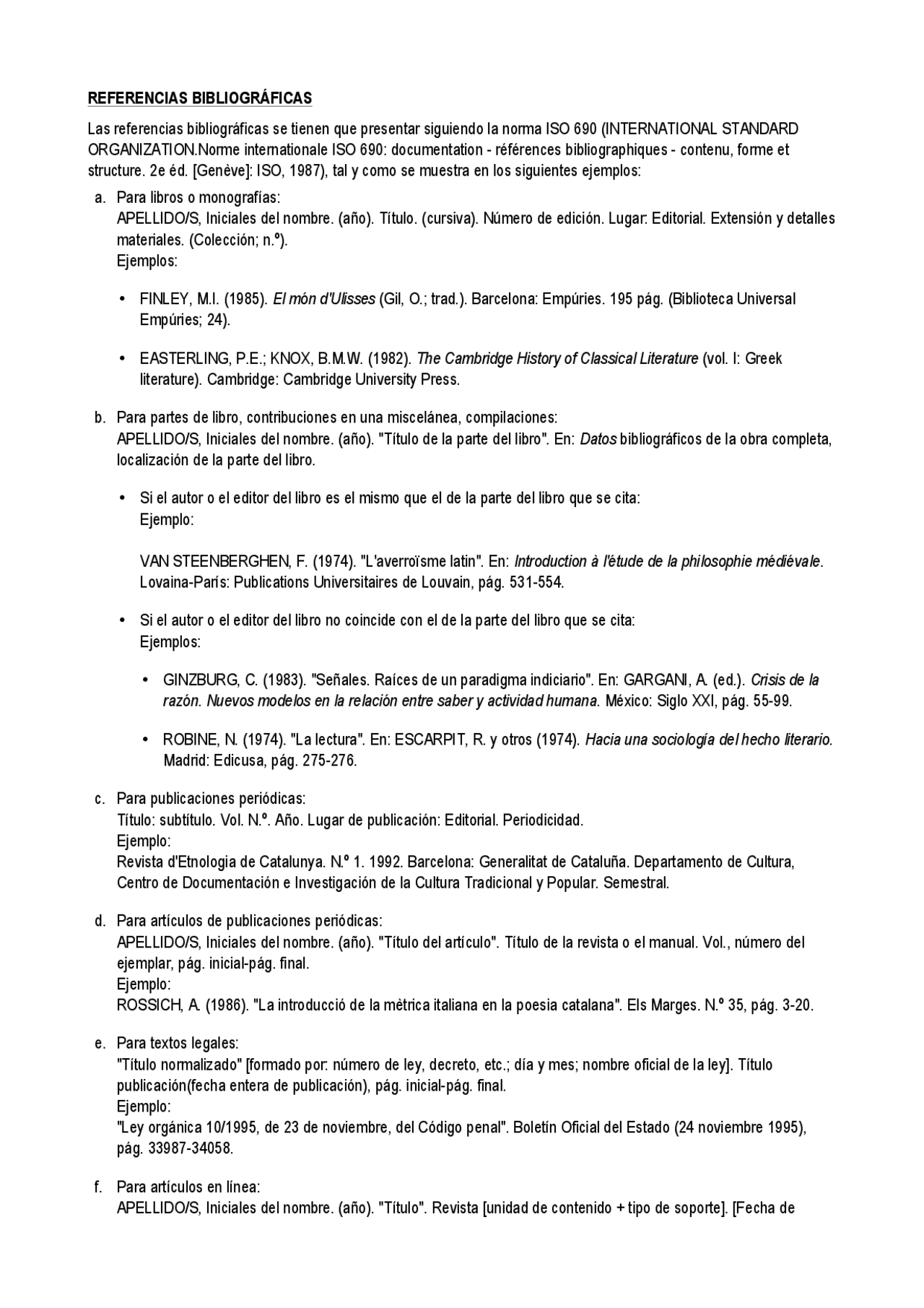 Como citar correctamente - Docsity