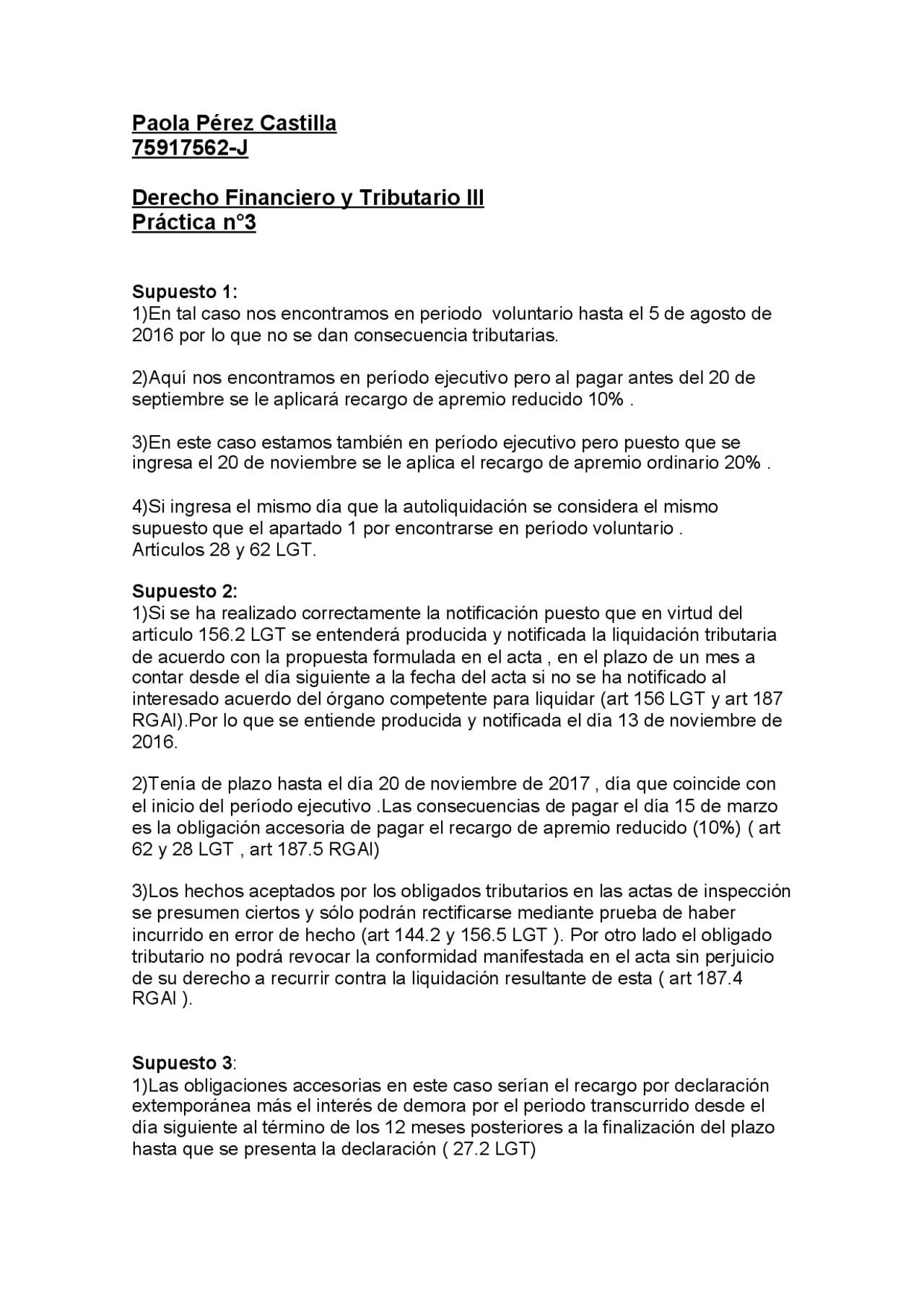 Financiero III práctica - Docsity