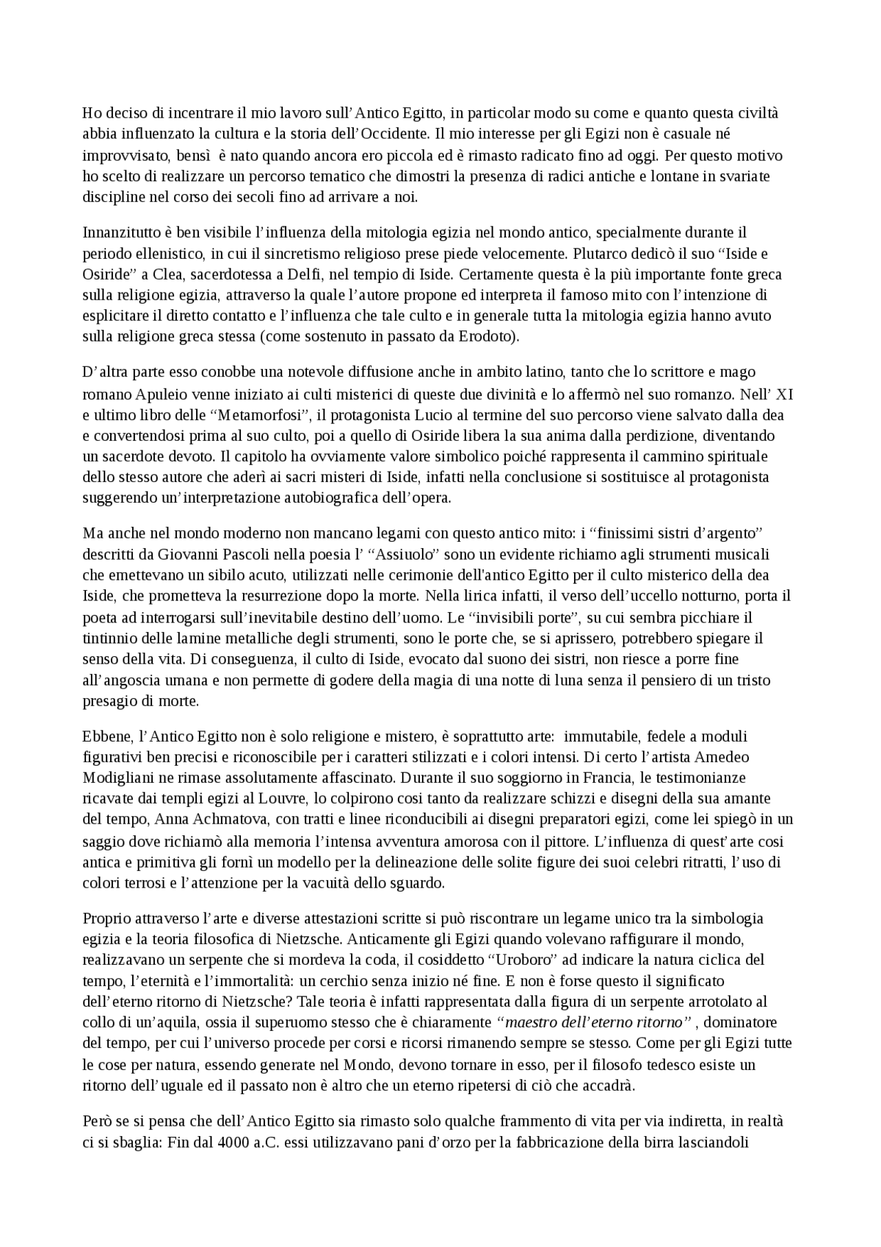 Tesi Di Maturità Liceo Classico Dal Titolo Sulle Orme Dellantico