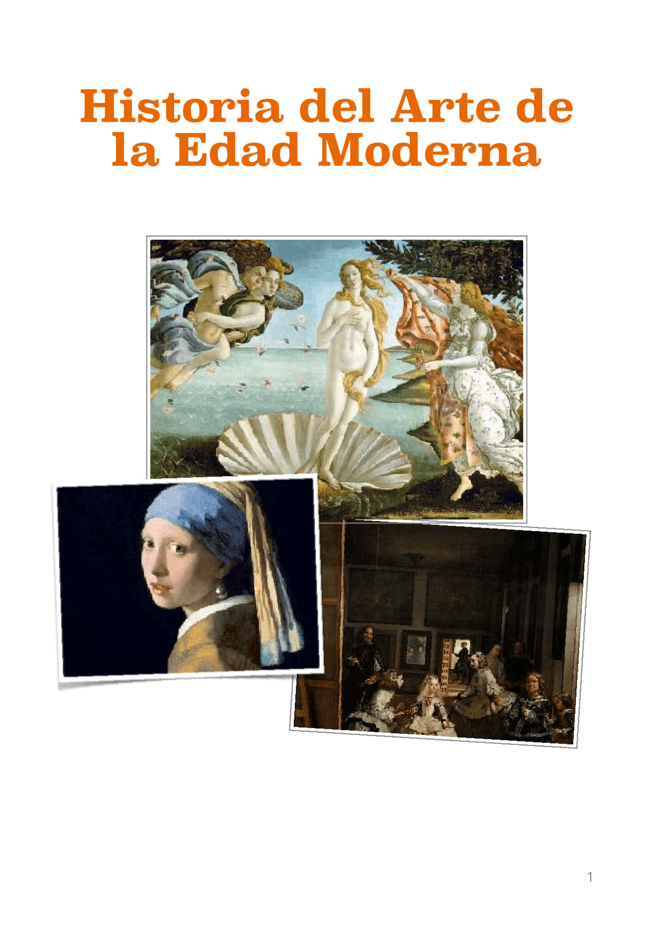 Apuntes de Historia del Arte de la Edad Moderna - Docsity
