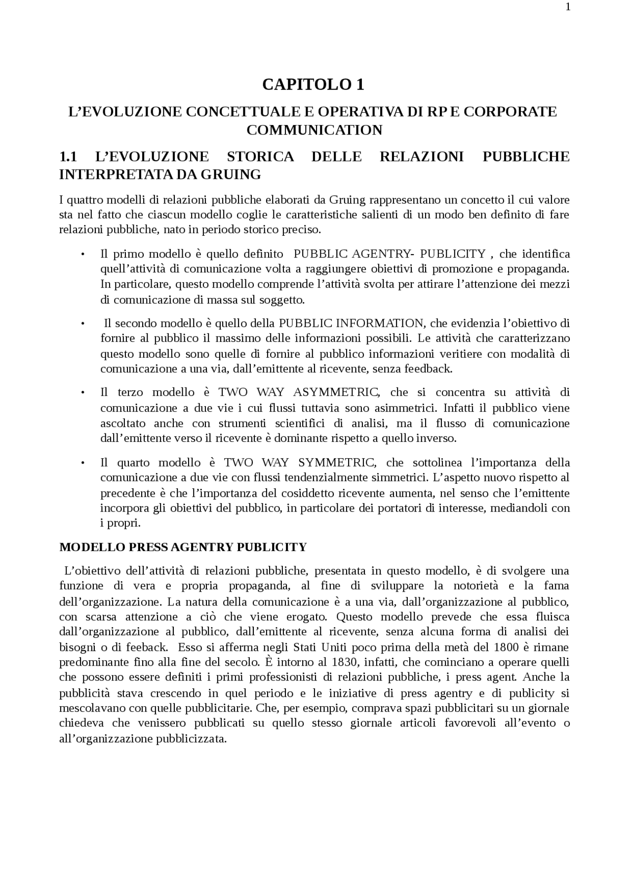 Riassunto Relazioni Pubbliche 2 Pro Terzo Anno Iulm Rpci Docsity