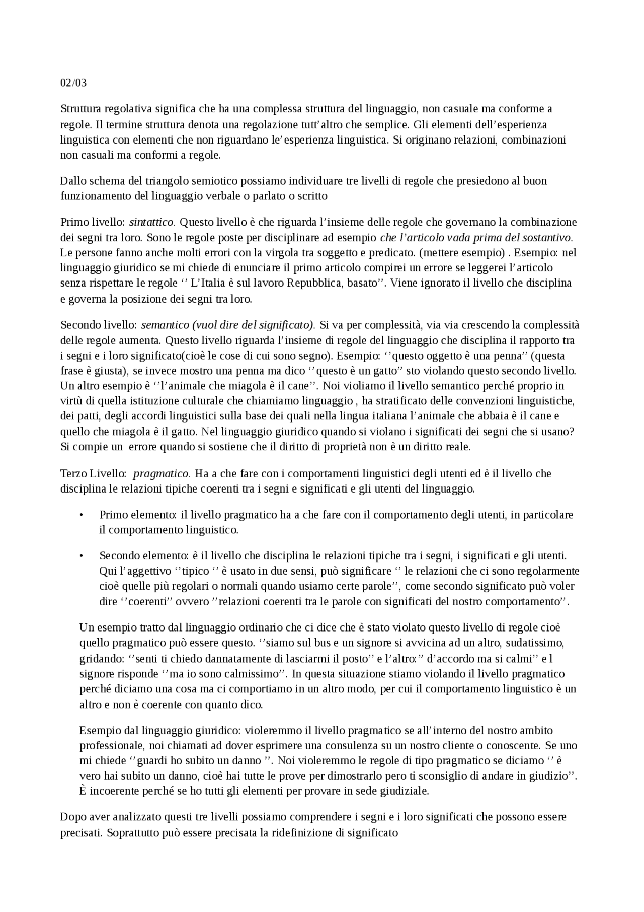 Teoria Generale E Metodi Del Diritto Docsity