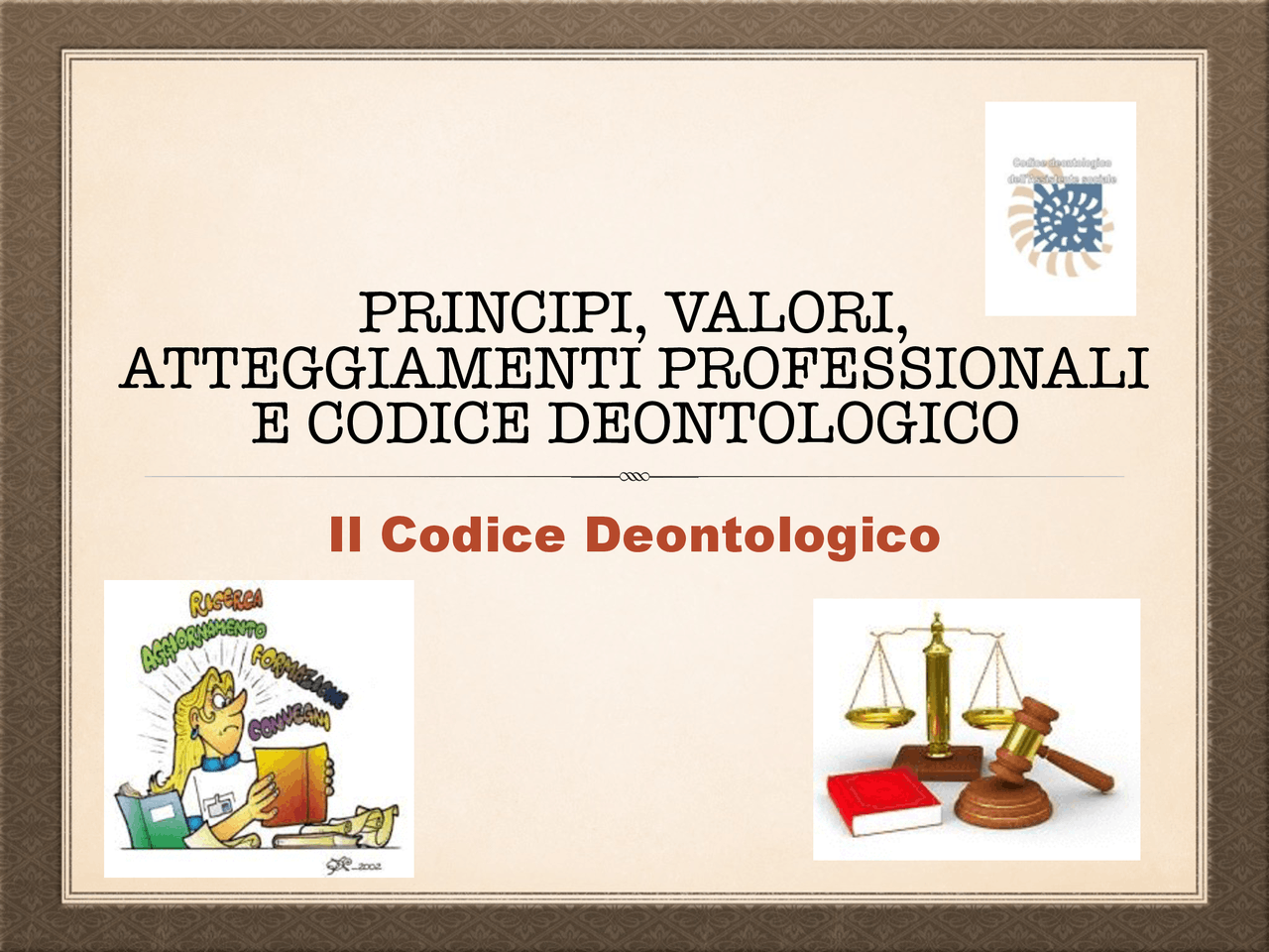 Principi E Codice Deontologico Docsity