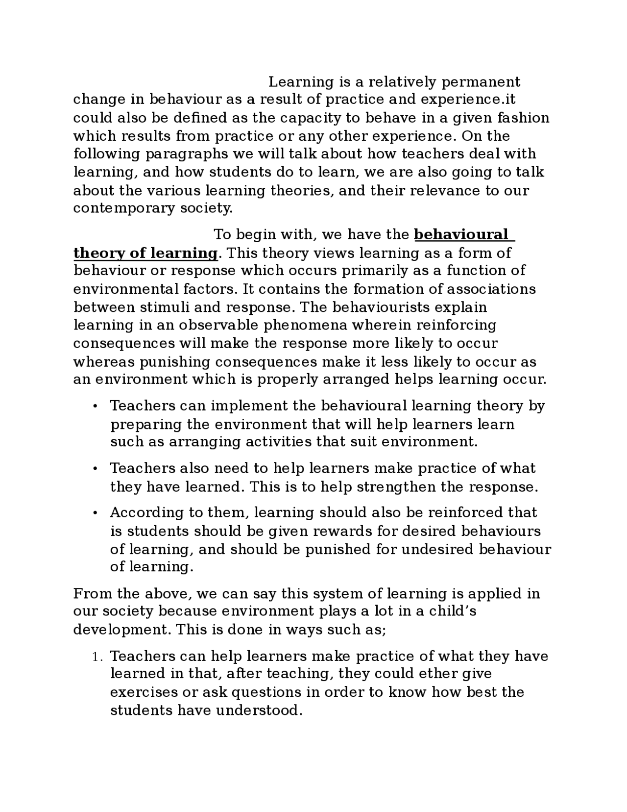 relevance of psychological theories | Study Guides, Projects, Research ...