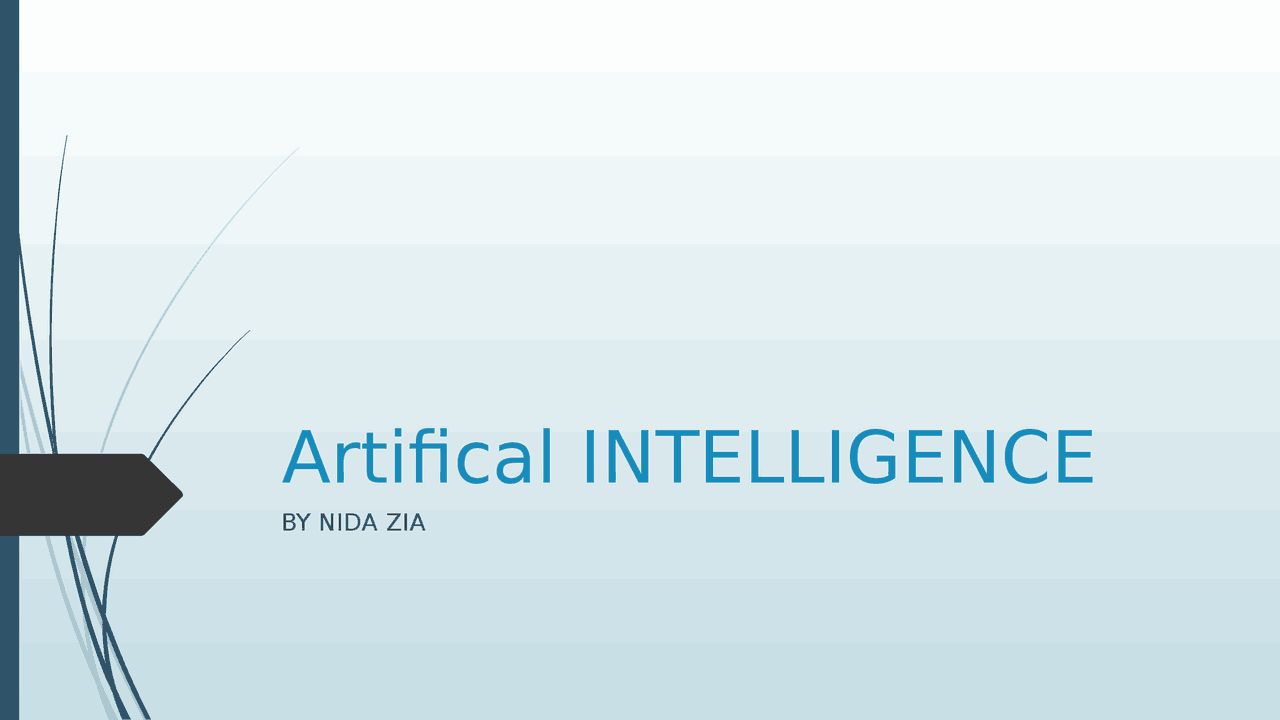 Artificial Intelligence Docsity