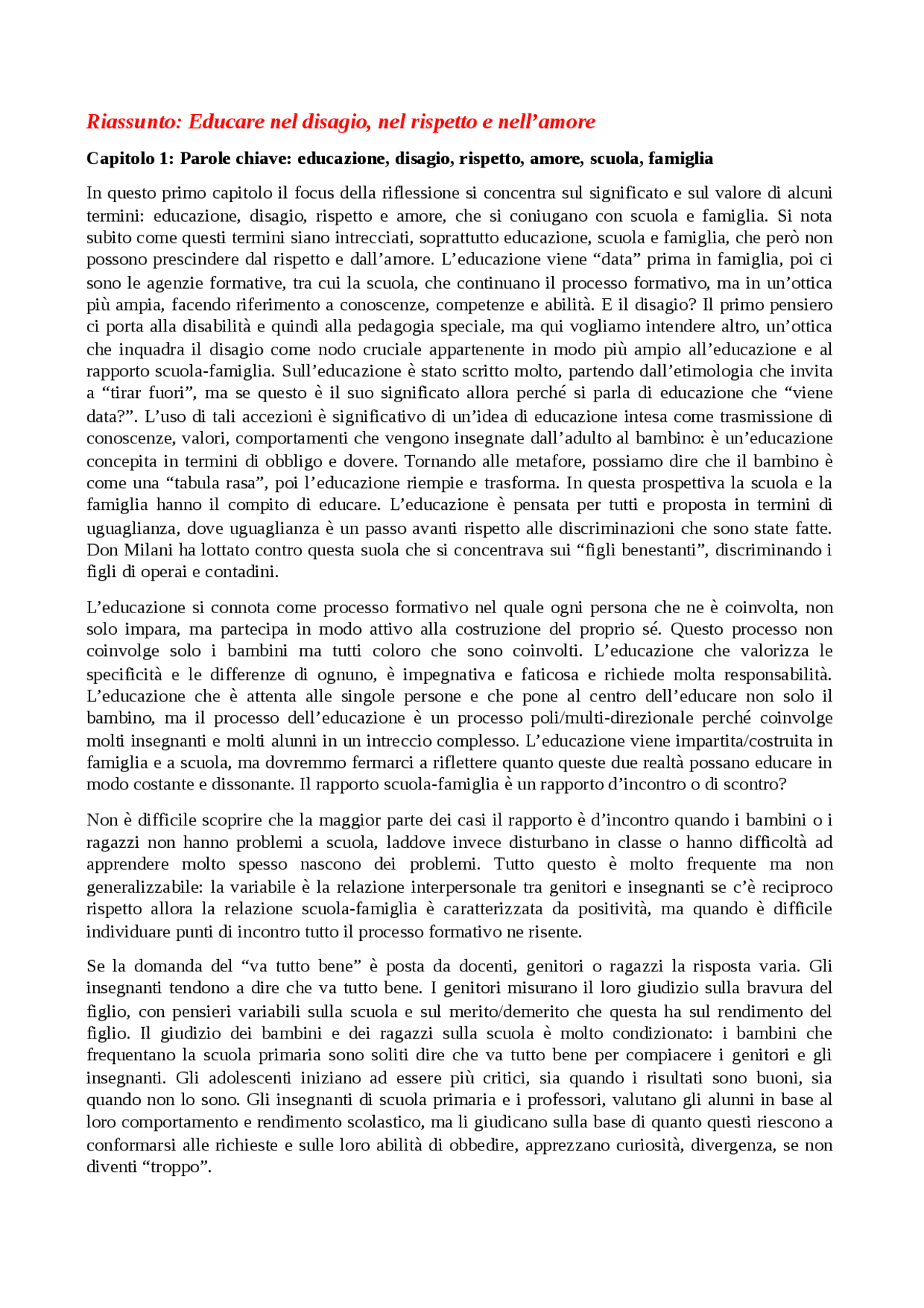 Pedagogia Di Comunità Docsity