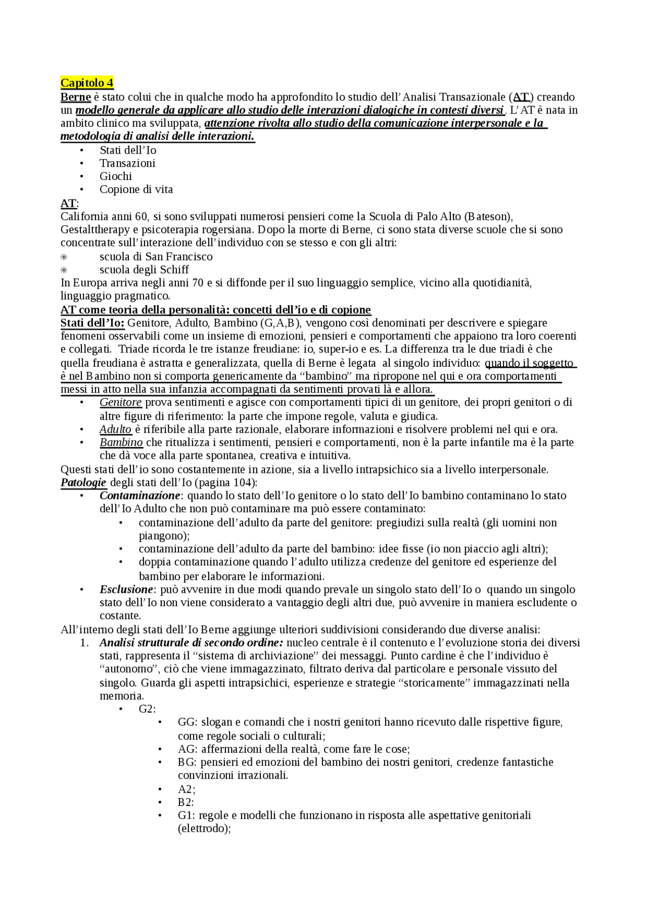 Riassunto Psicologia Della Comunicazione Docsity