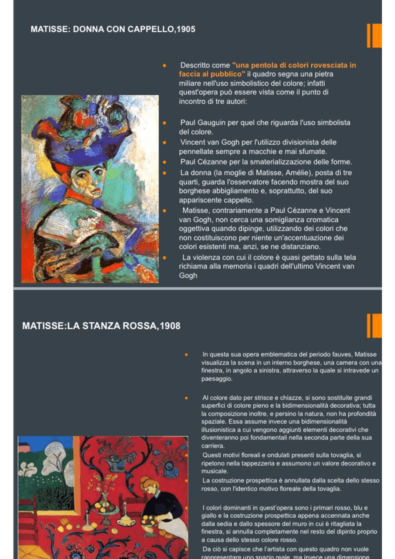 Espressionismo e fauvismo - Docsity