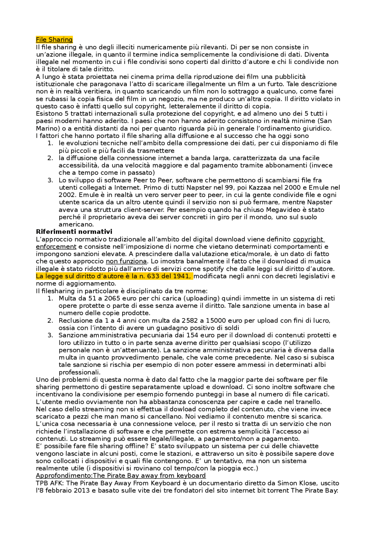 Appunti Di Diritto Digitale 20182019 Docsity