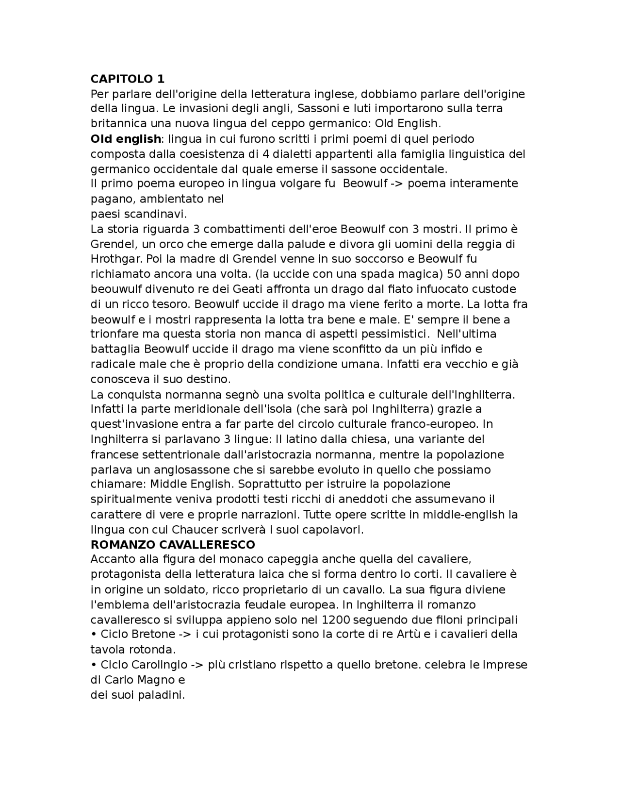A Short History Manuale Bertinetti Riassunto Completo Docsity