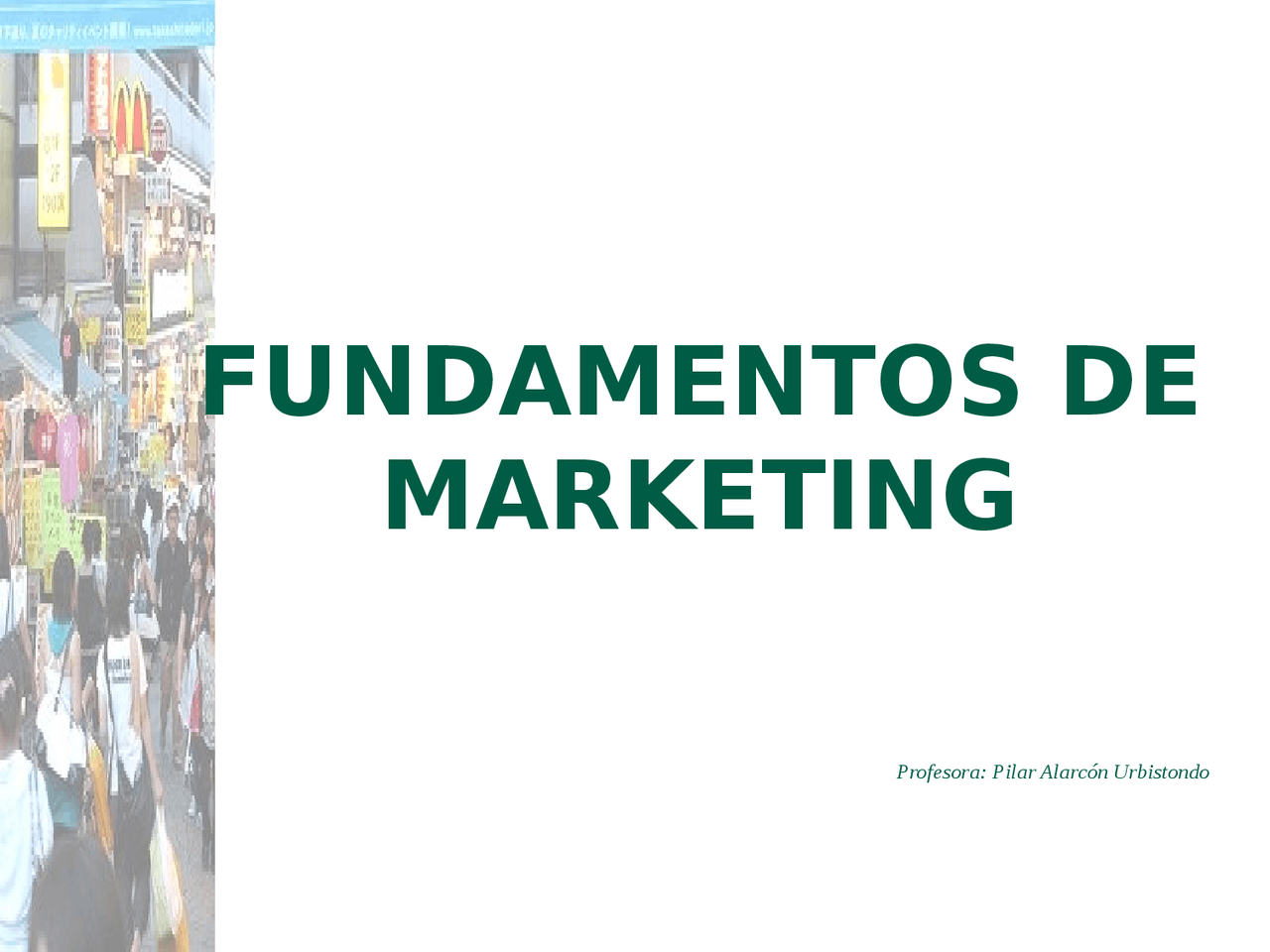 Tema 5 Marketing Estratégico Docsity