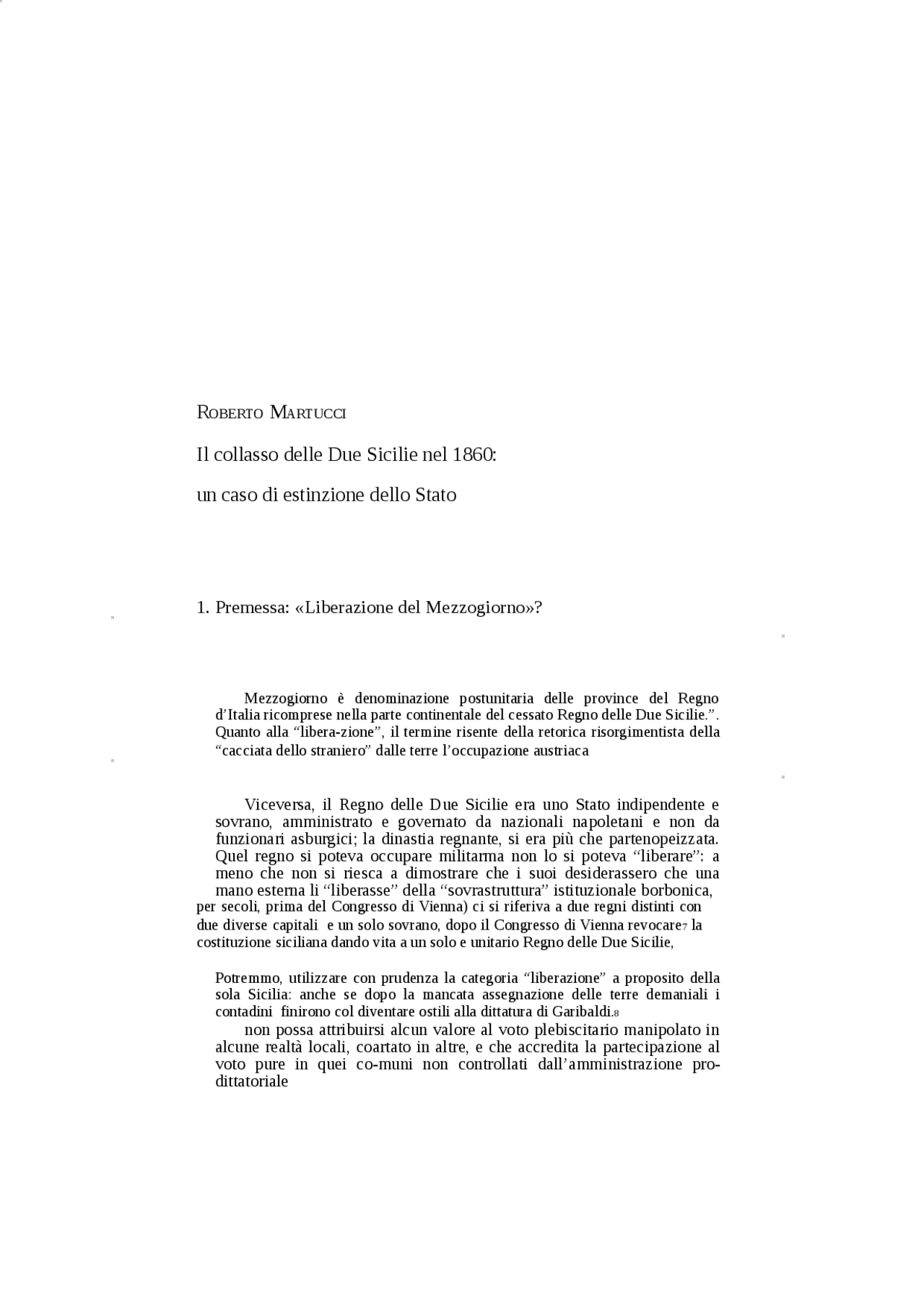 Collasso Due Sicilie Pdf Docsity