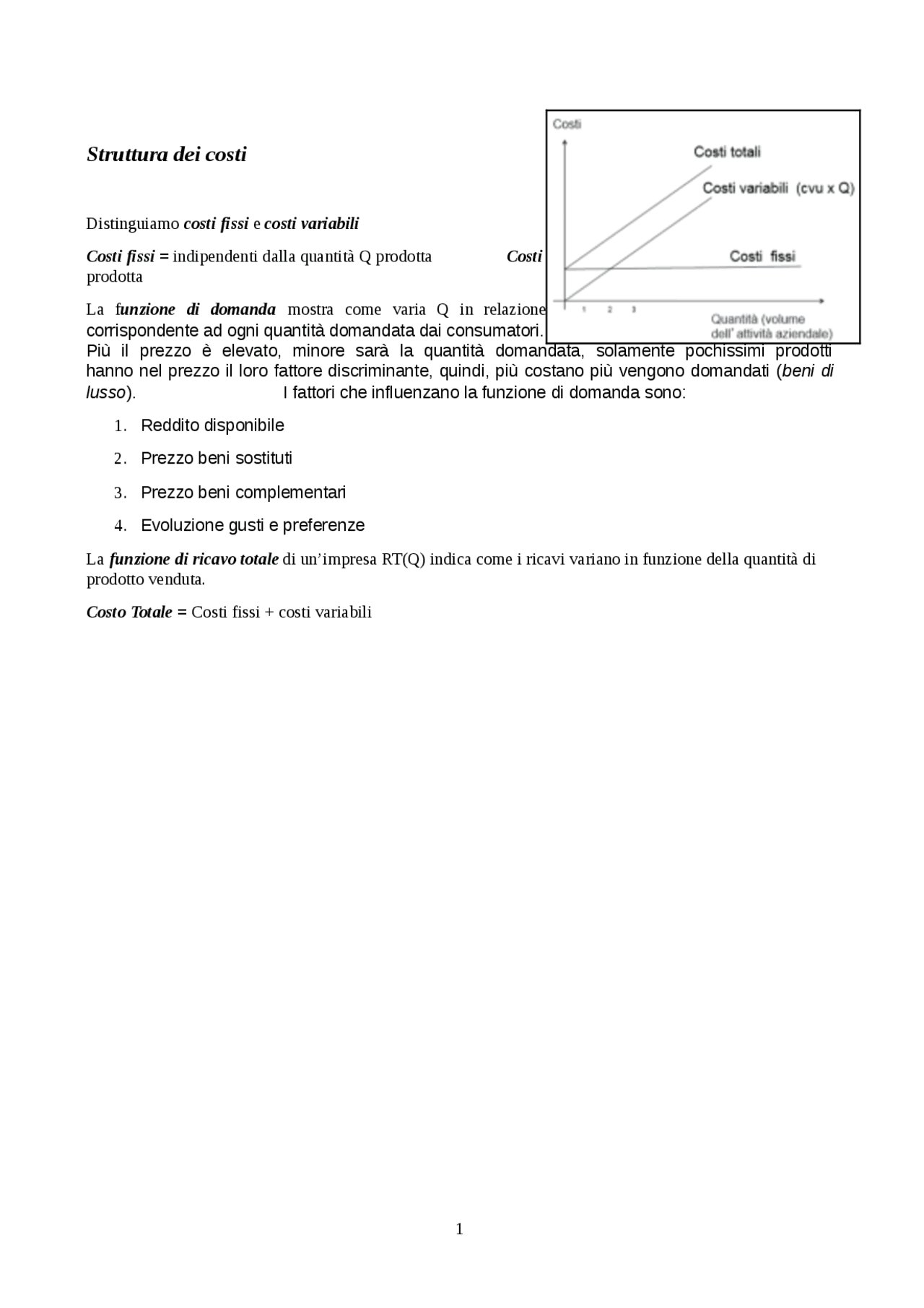 Riassunto Gestione 1 Docsity