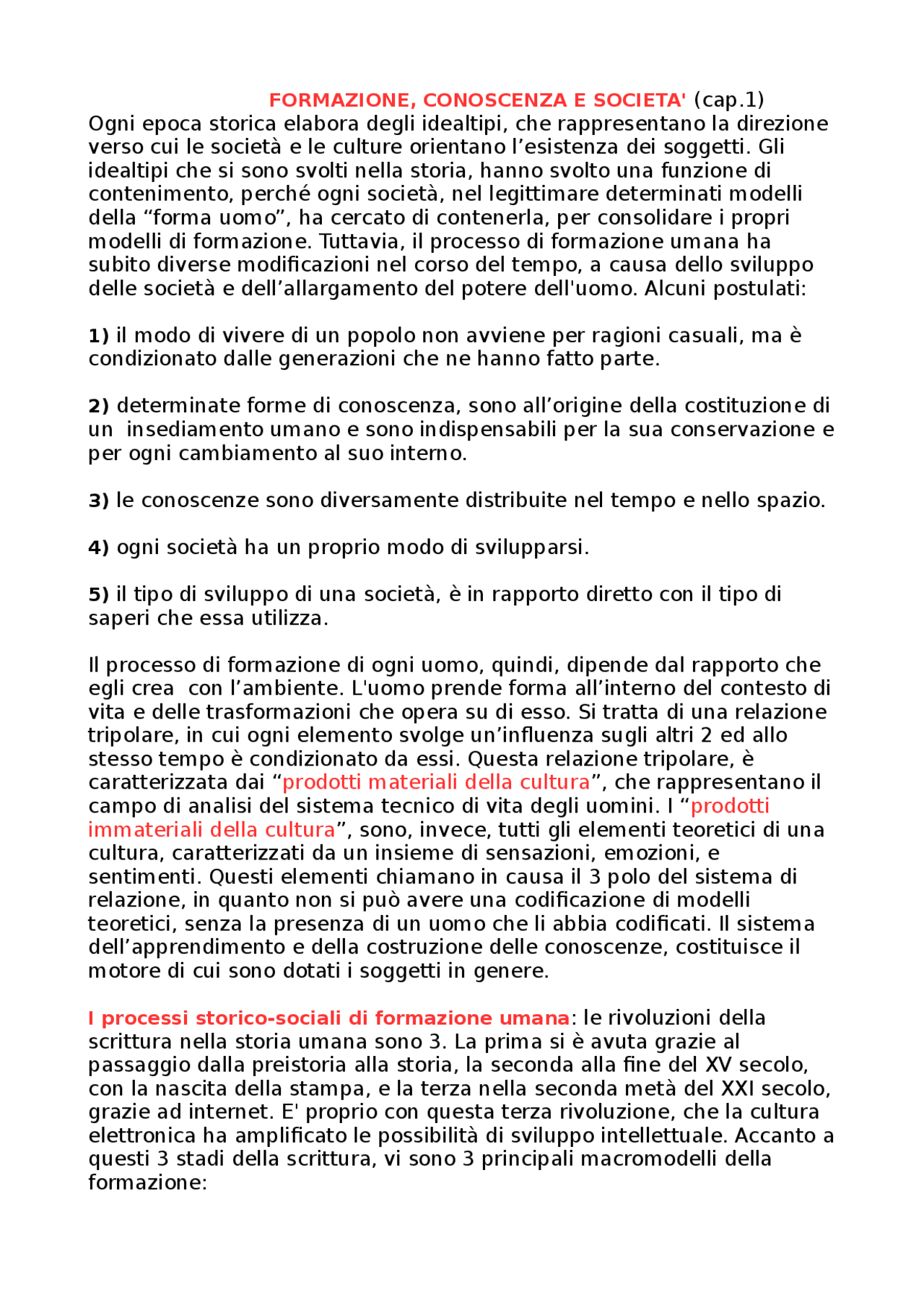 Pedagogia Sociale Leducazione Tra Saperi E Società Docsity