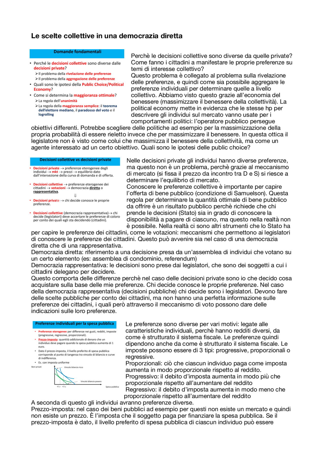 Scienza Delle Finanze Docsity