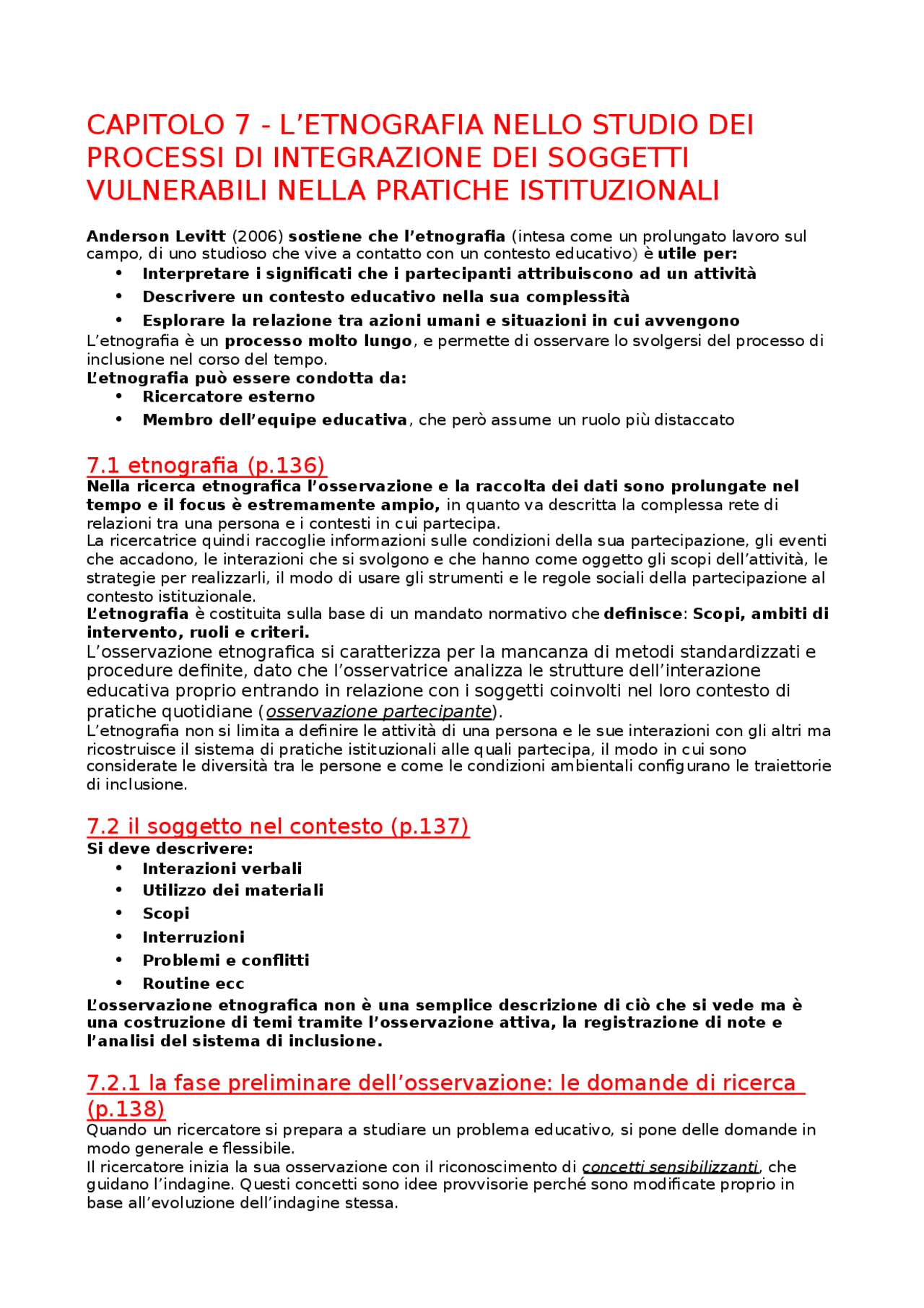 Osservare Per Includere Docsity