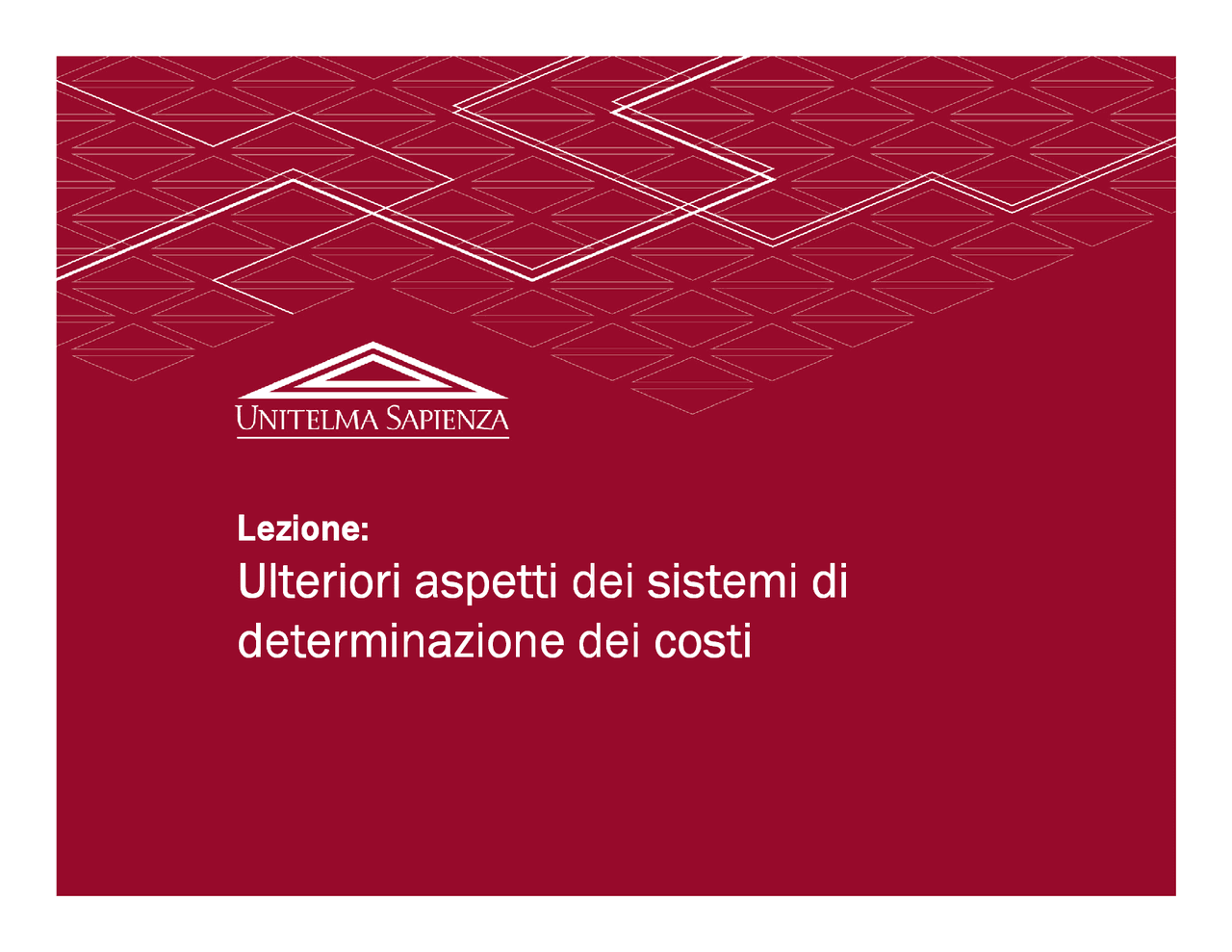 Programmazione E Controllo Docsity