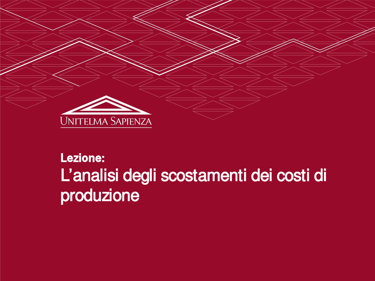 Programmazione E Controllo Docsity