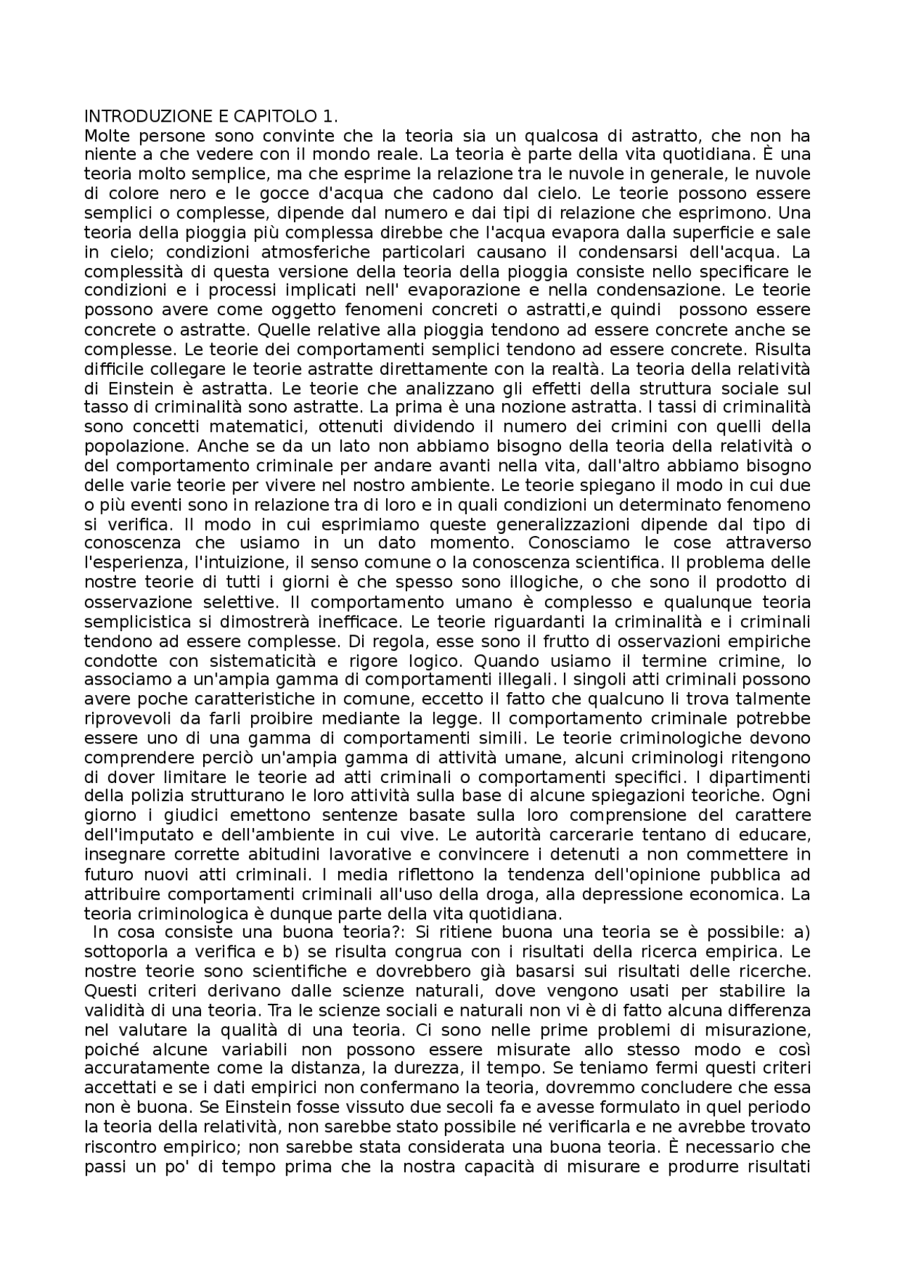 Devianza E Criminalità Docsity